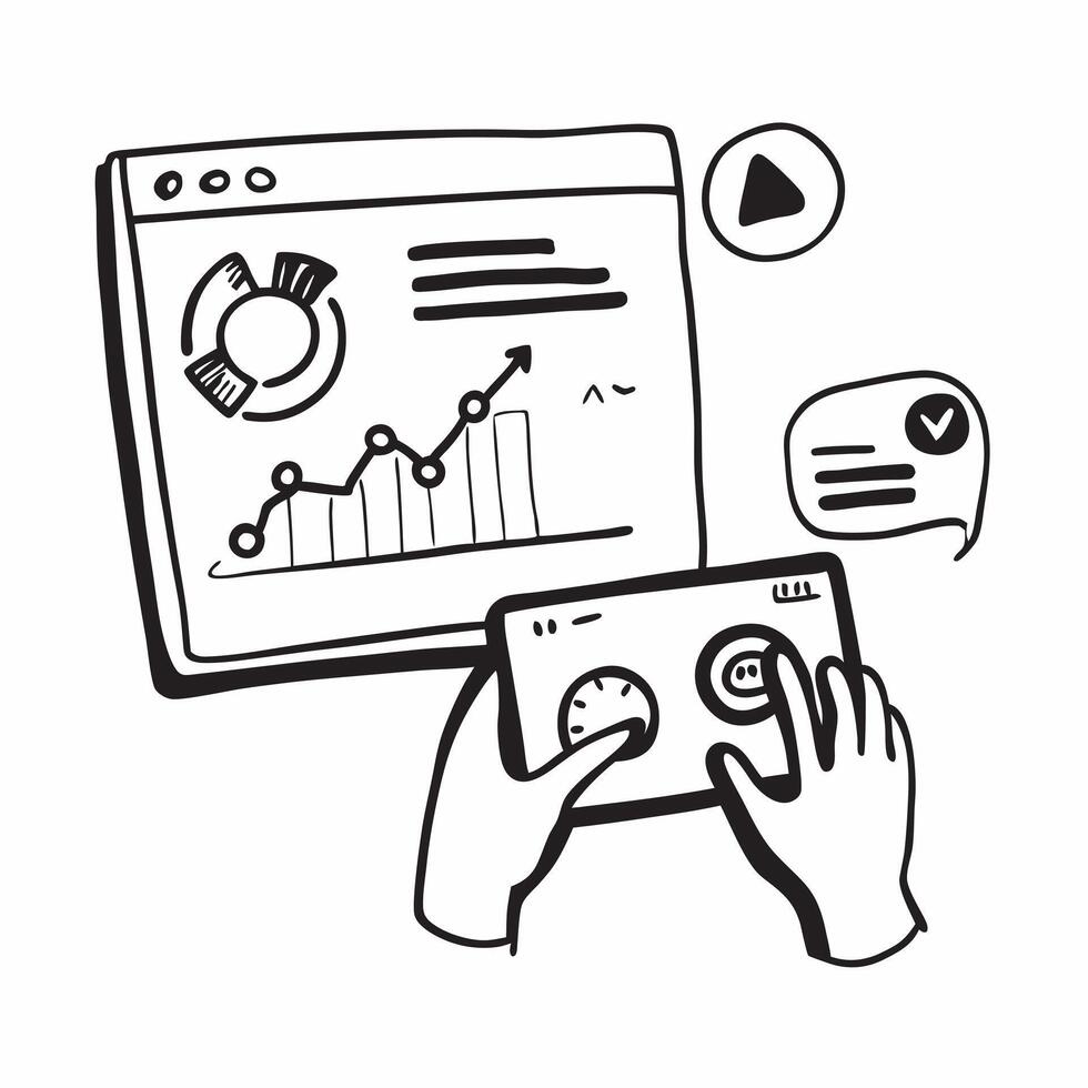 Clean Crm Dashboard And Customer Data Icon With Blank Area For Custom Branding Concept As A