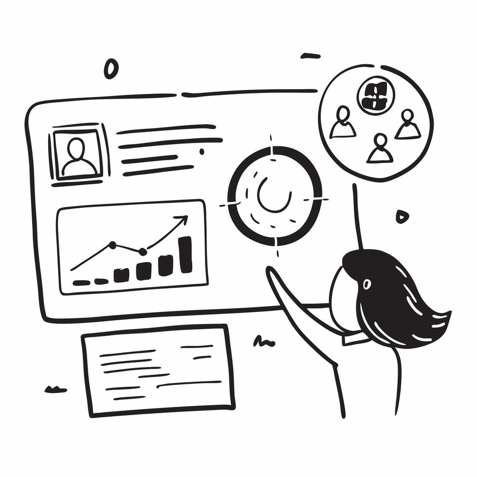 Clean Crm Dashboard And Analytics Icon With Copy Space For Software Presentations Concept As A