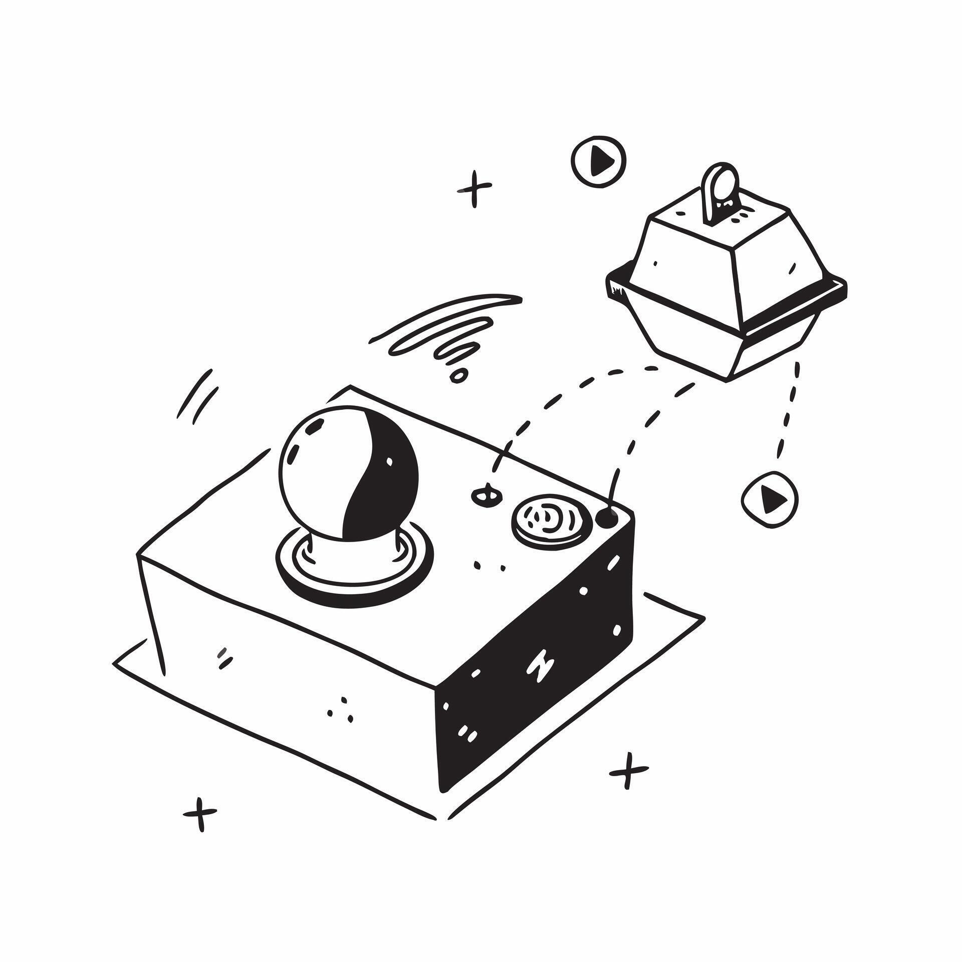 Simple Flat Design Icon Orbital Debris Monitoring Concept As Monitoring