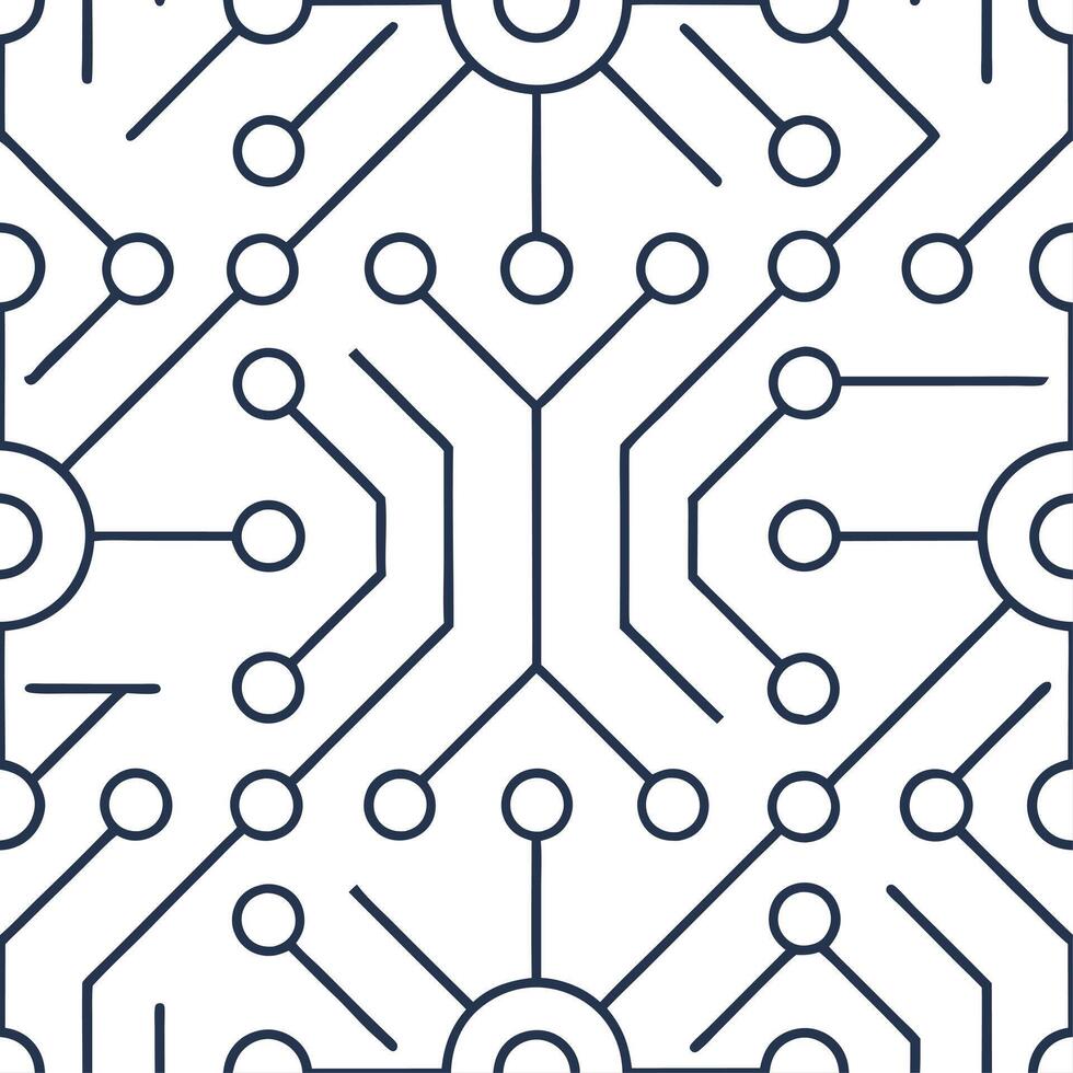 Create seamless tile patterns using stylized circuit board motifs and ... Create seamless tile patterns using stylized circuit board motifs and ...