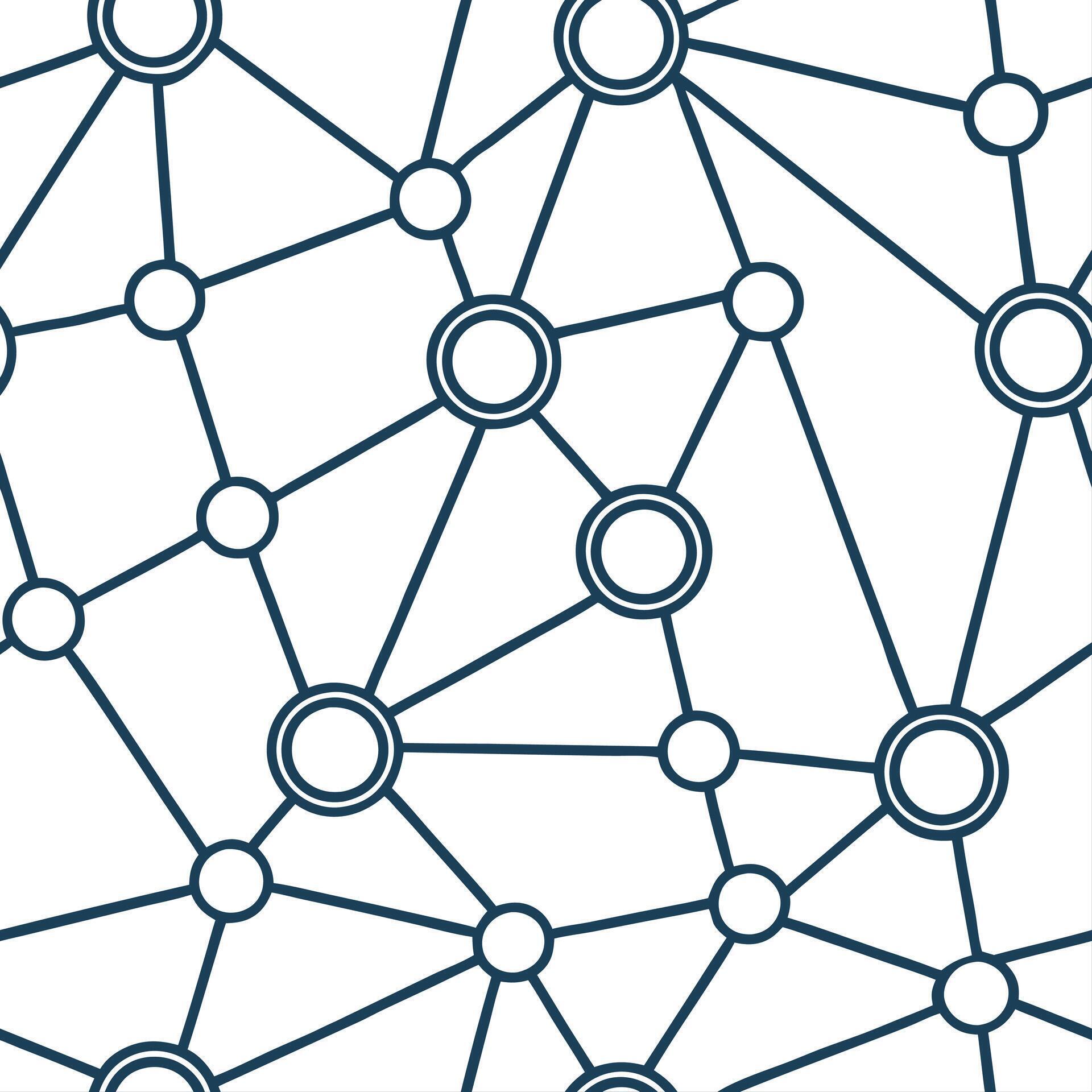 Create Seamless Tile Pattern Featuring Interconnected Digital Grid