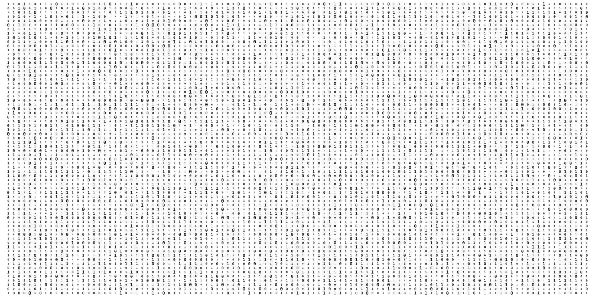A visually striking abstract design featuring binary code elements ...