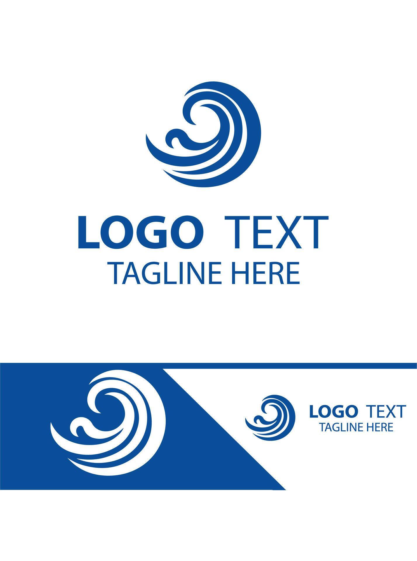 Swell Flow Waves Logo 55910283 Vector Art at Vecteezy