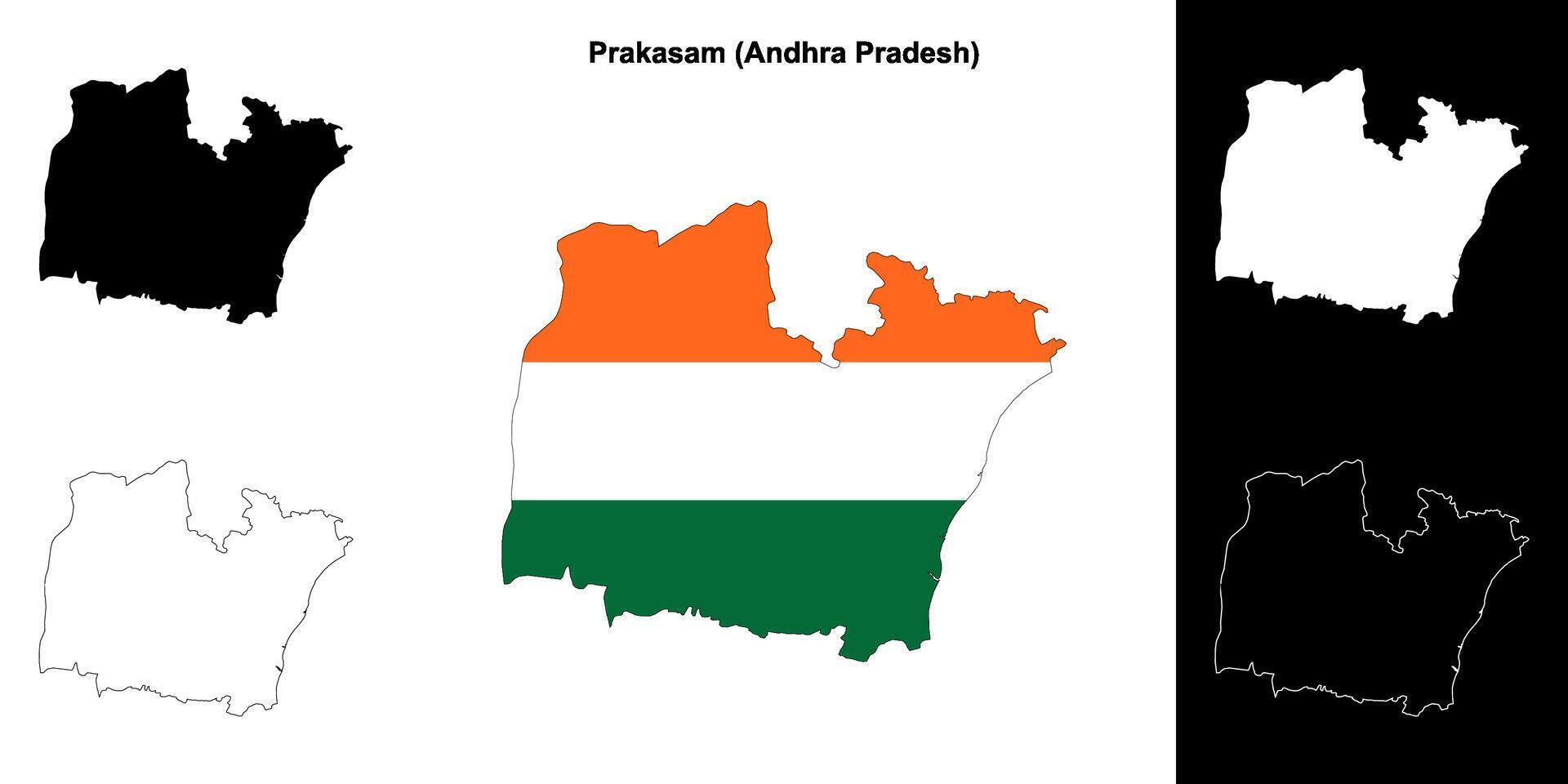 Prakasam district, Andhra Pradesh blank outline map set 55911318 Vector ... Prakasam district, Andhra Pradesh blank outline map set 55911318 Vector ...