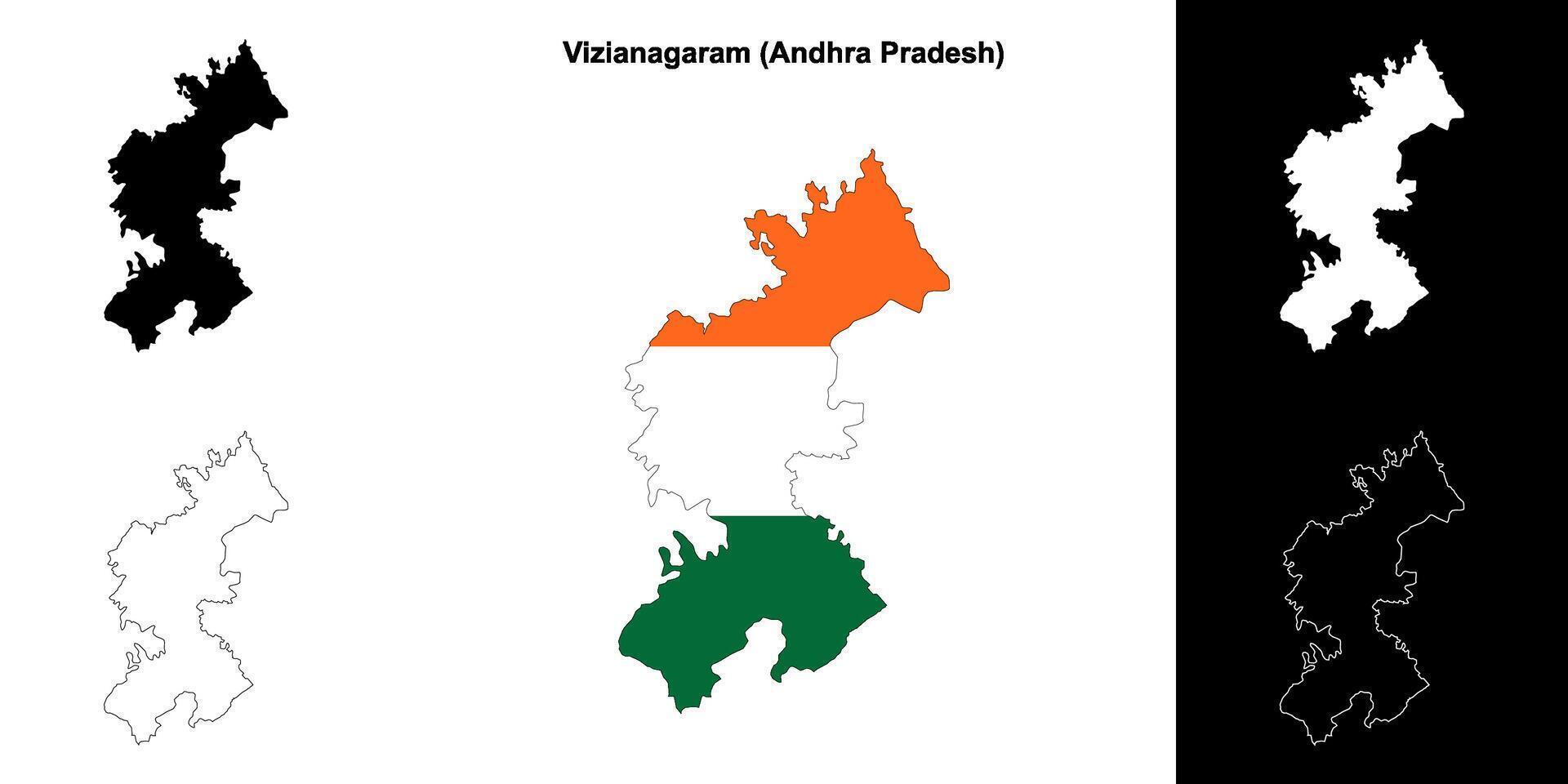 Vizianagaram district, Andhra Pradesh blank outline map set 55911323 ... Vizianagaram district, Andhra Pradesh blank outline map set 55911323 ...