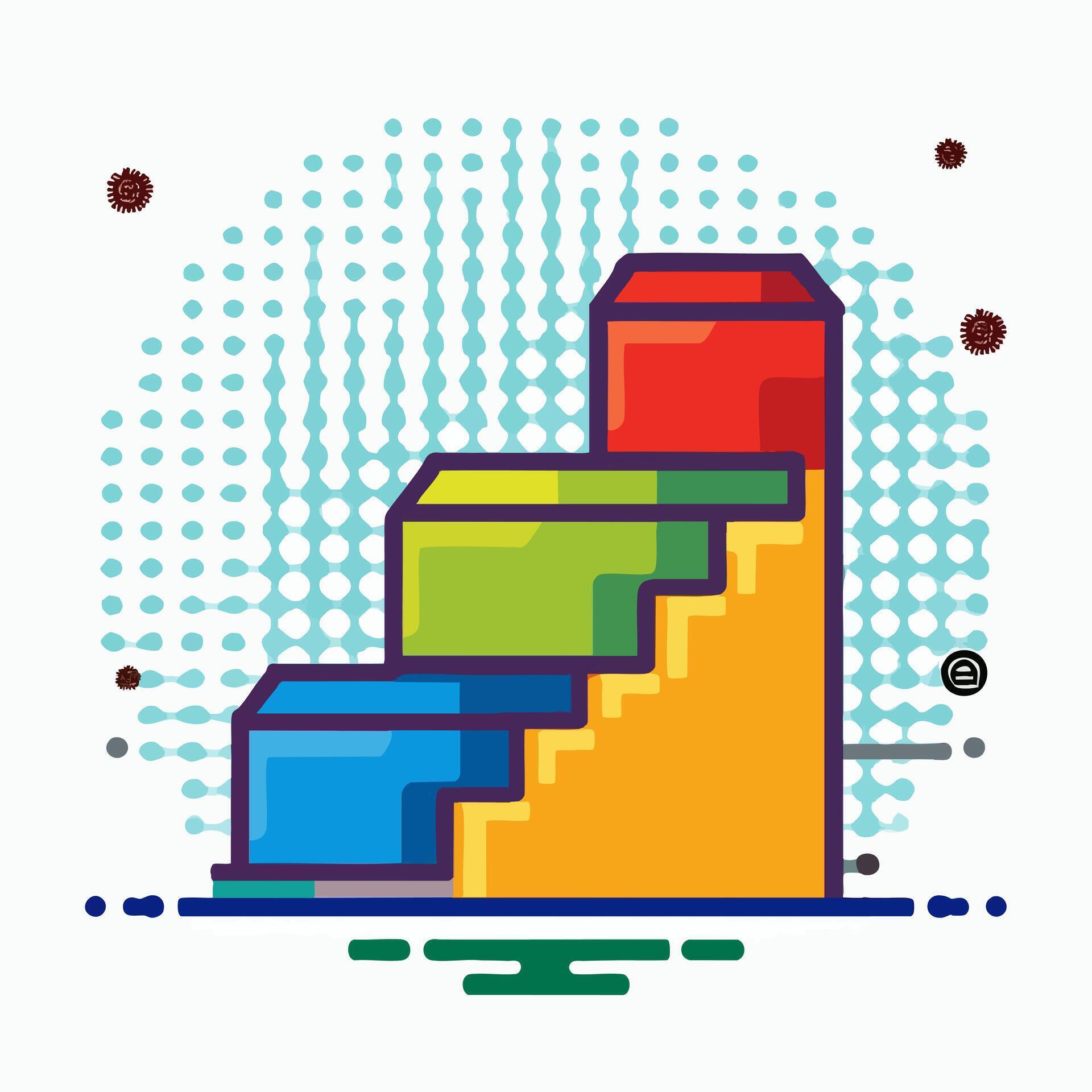 Function blocks building stairs 55912547 Vector Art at Vecteezy