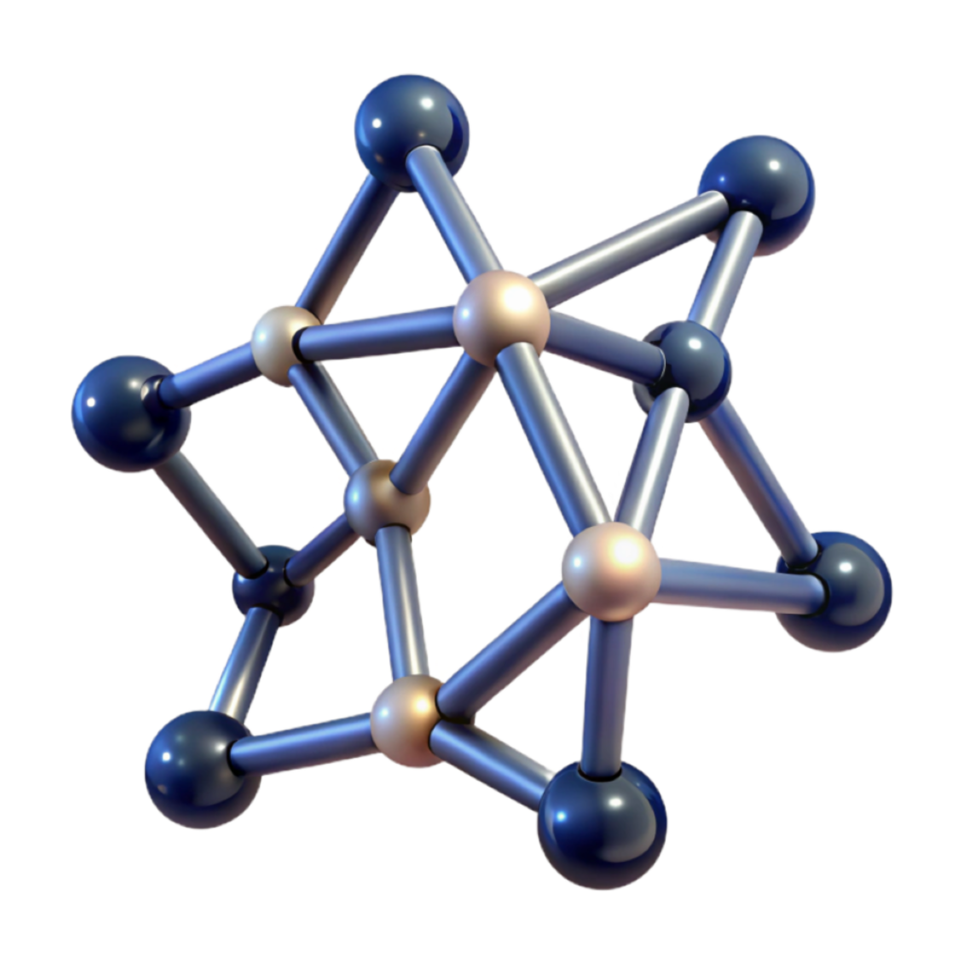 3d Model Of A Complex Molecular Structure Intricate Bonds And Atomic