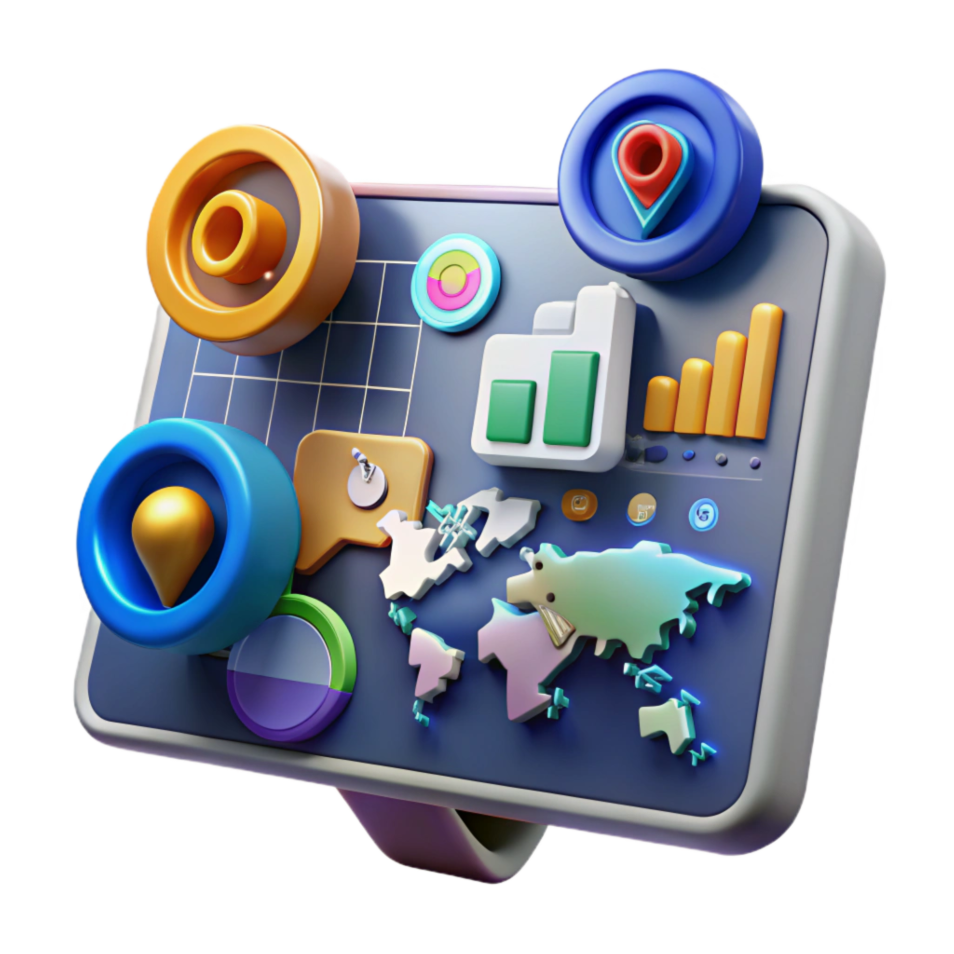 Global Business Analytics Dashboard Data Visualization Insights 55924409 Png