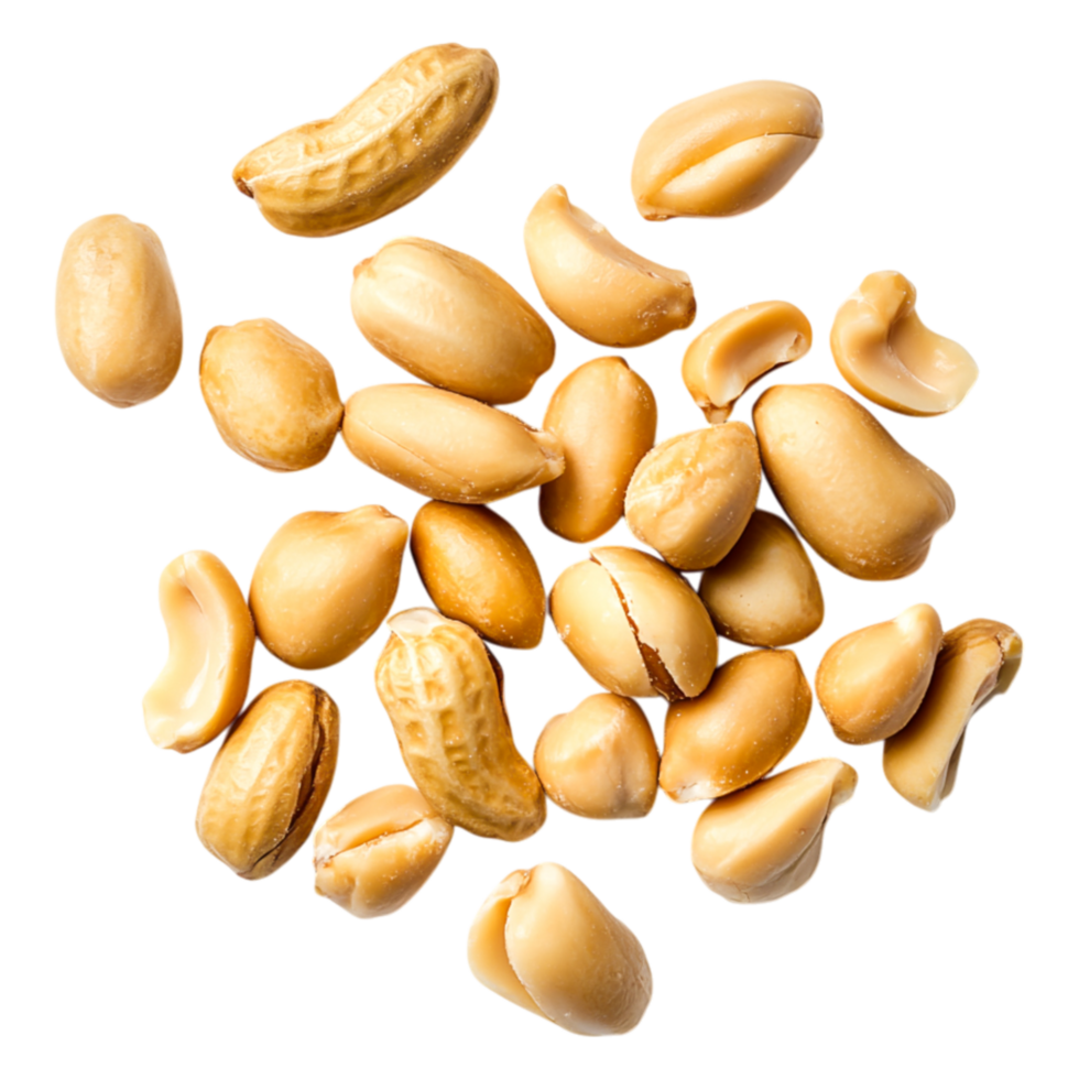 Raw Peanuts in Shell and Shelled Displayed on 55929845 PNG