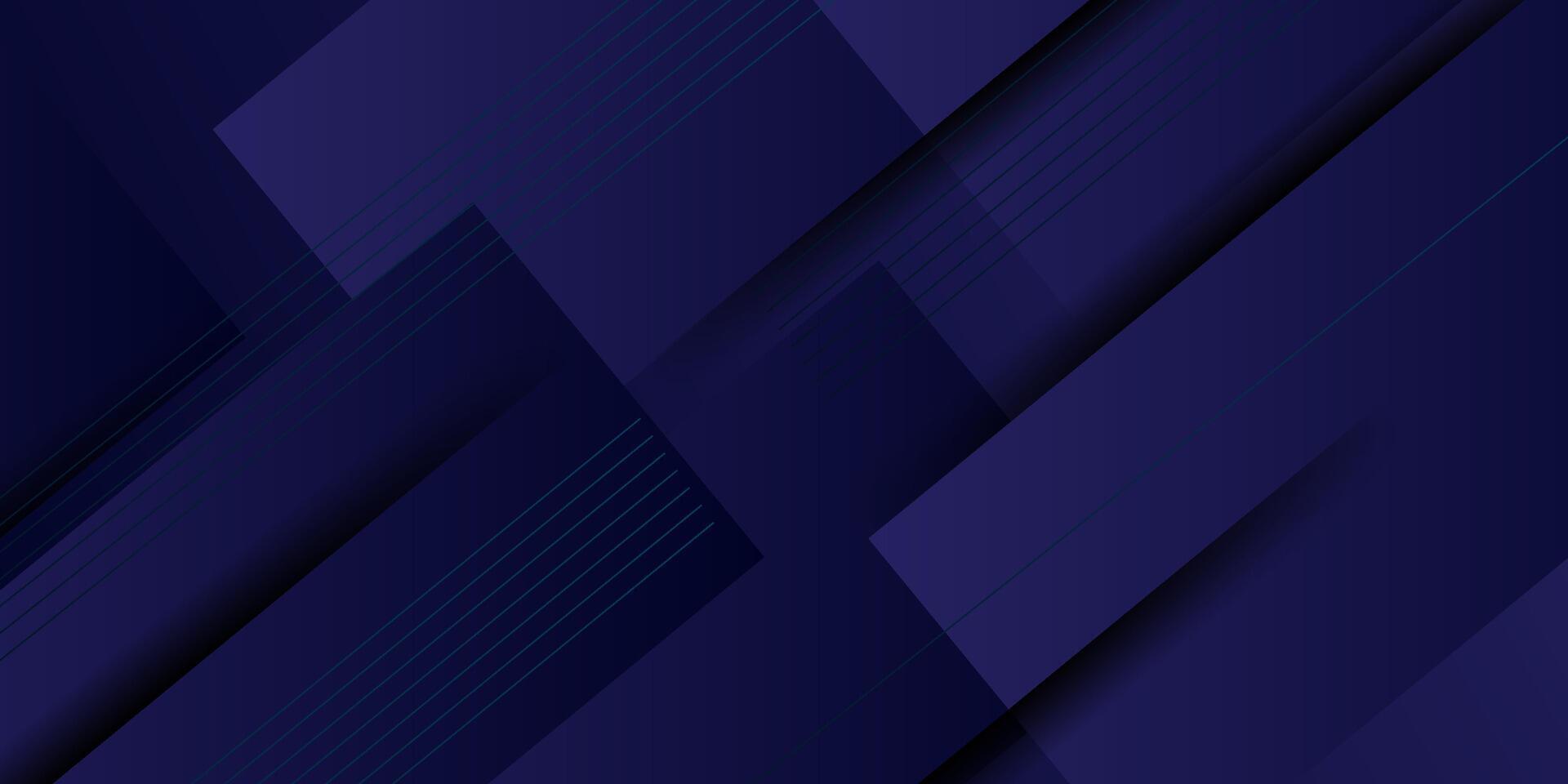 Dynamic Abstract Dark Blue Gradient Illustration Background With Simple Rectangle Shadow Pattern