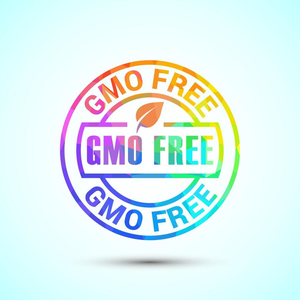 GMO free icon design illustration, Organic healthy food sign symbol 55938135 Vector Art at Vecteezy