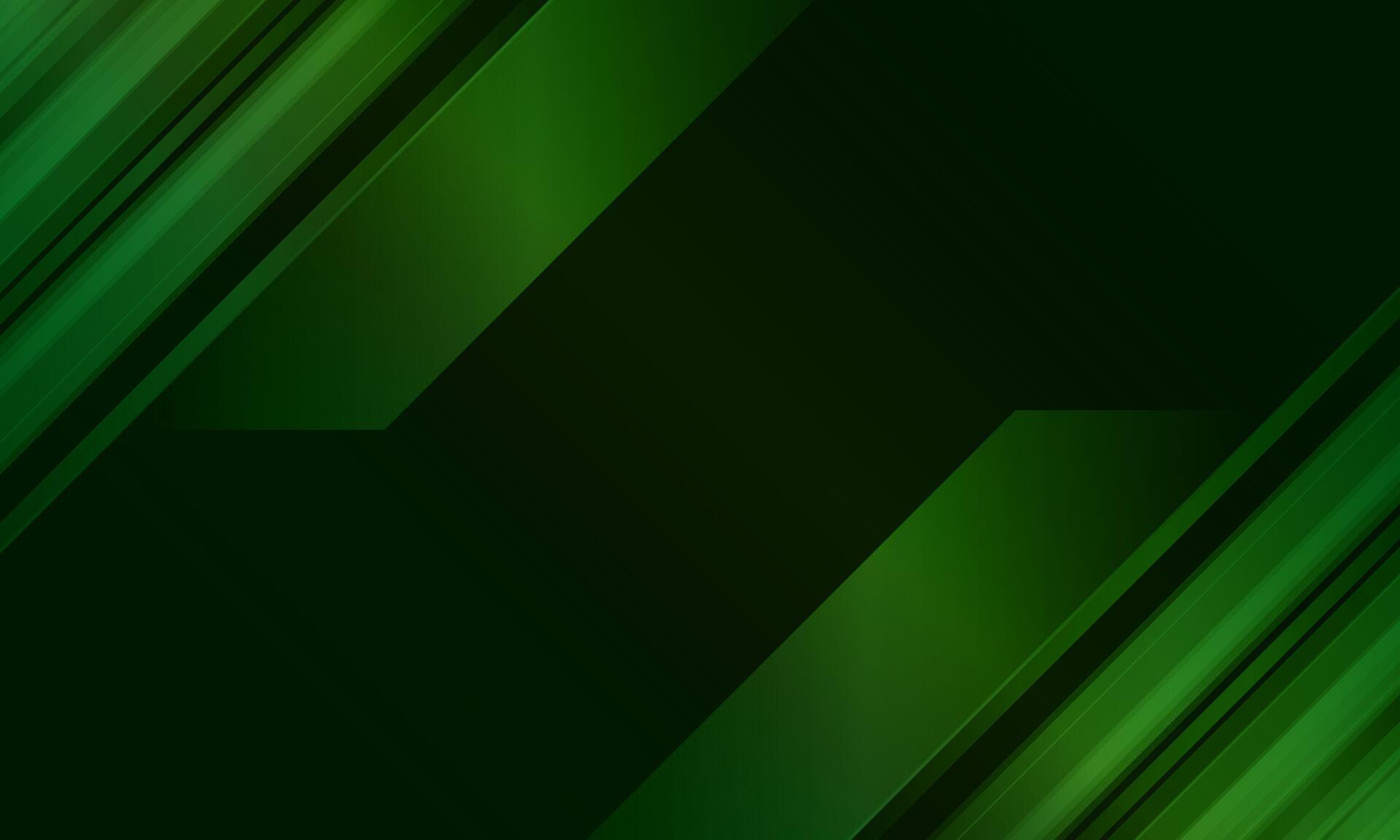 Abstract Modern Green Gradient Diagonal Stripe Lines With Copy Space For Text Dark Green Space
