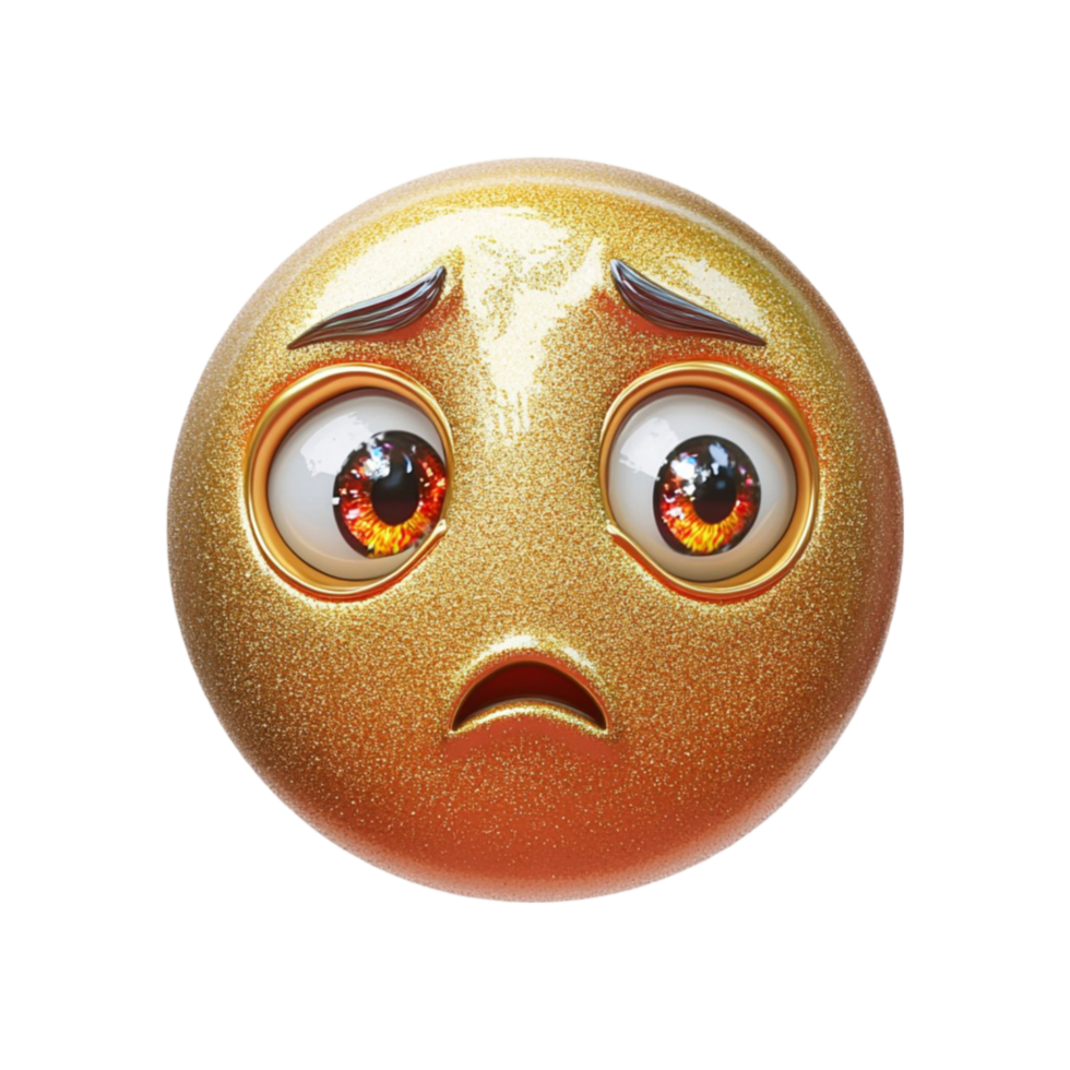Worried Emoji Face 55984009 PNG