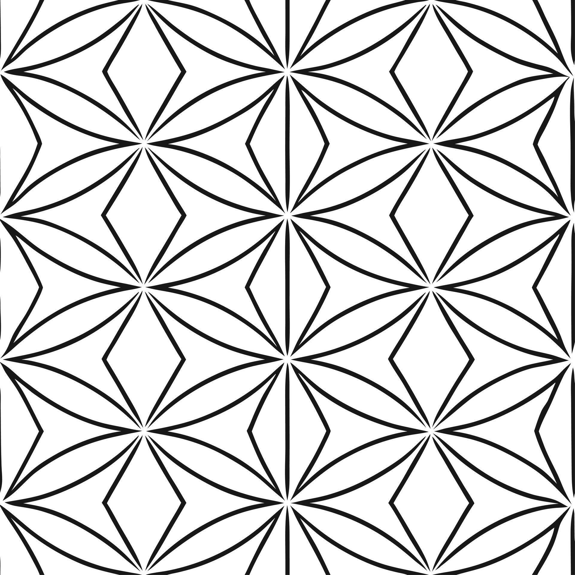 Modern Seamless Pattern Of Digital Lines Forming Radiating Network Arrays In Tiled Format With