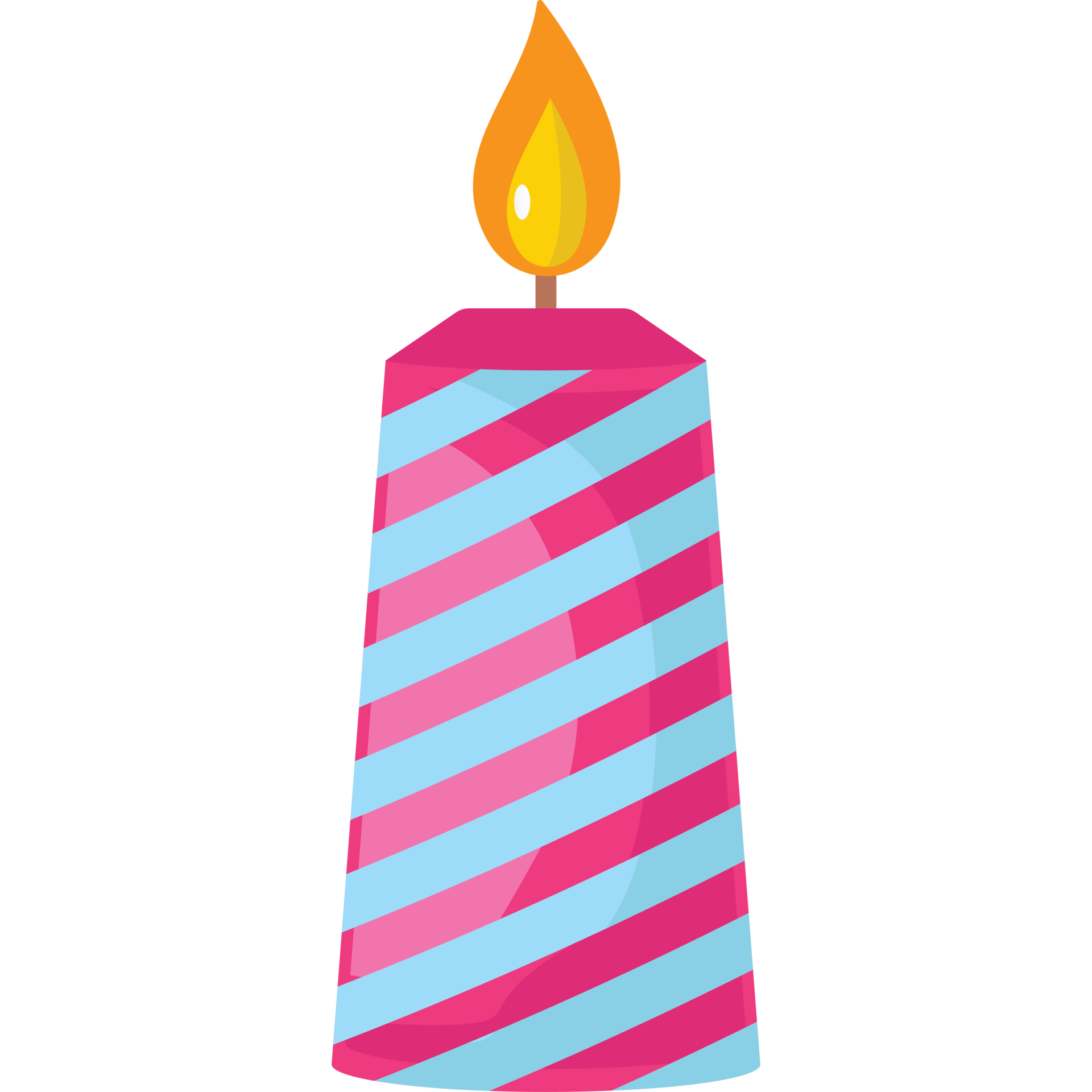 colorful party candles, clipart 55996945 PNG