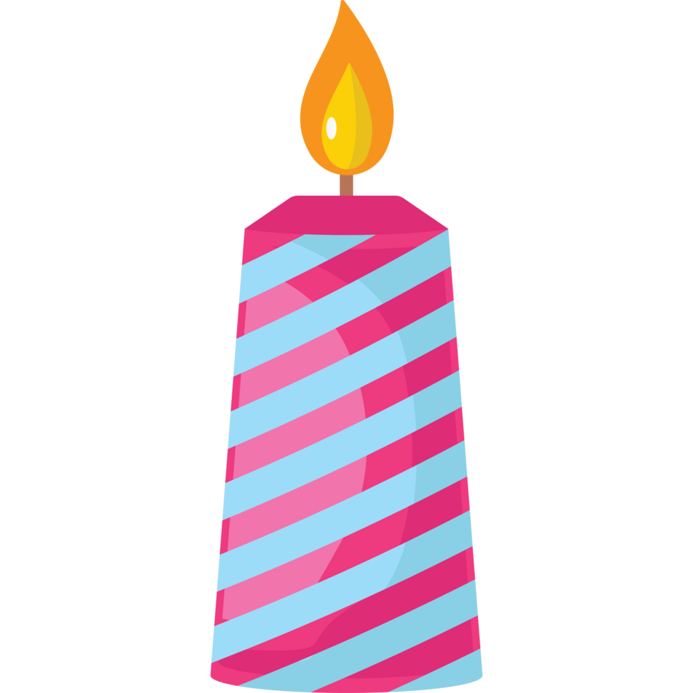 colorful party candles, clipart 55996945 PNG