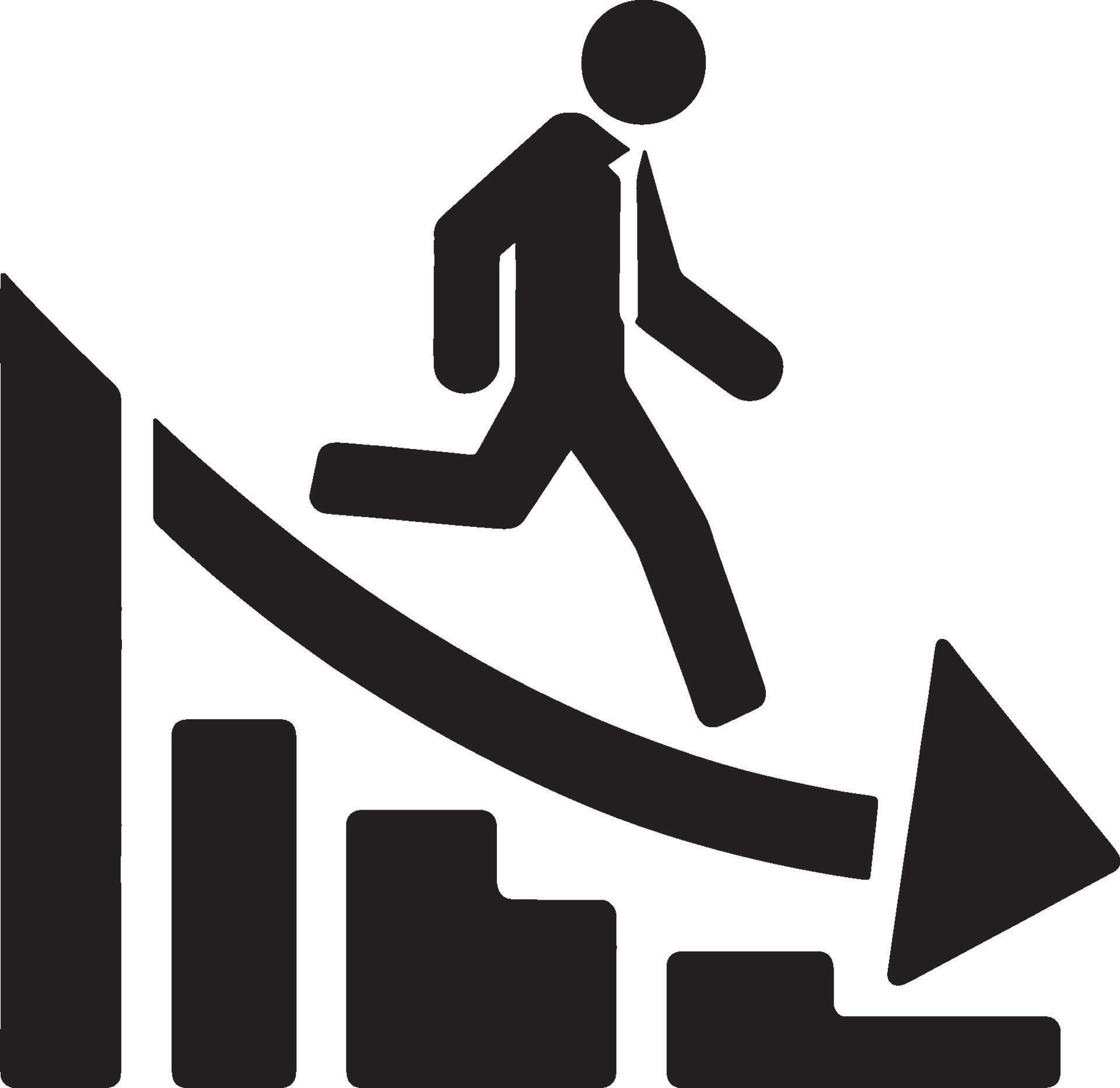 Decrease symbol with human figure design 56001236 Vector Art at Vecteezy