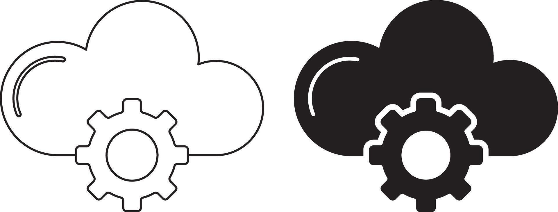 cloud gear application programming interface API icon set 56044665 ... cloud gear application programming interface API icon set 56044665 ...