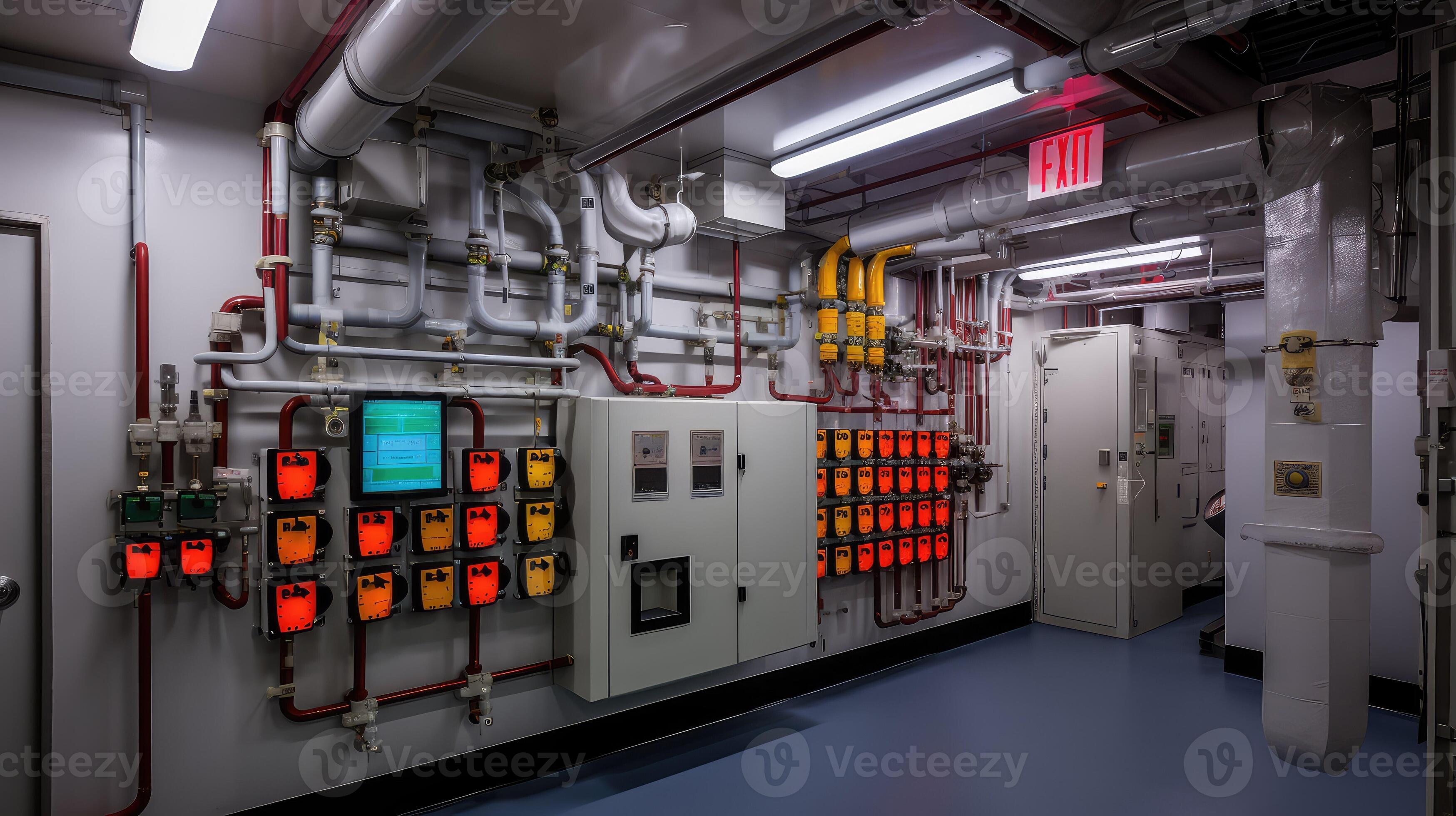 monitors chiller plant 56063565 Stock Photo at Vecteezy