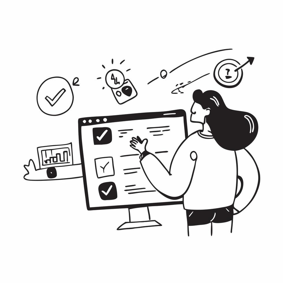 2d Minimalize Icon As Financial Advisor Using Ai Tools For Stock Market