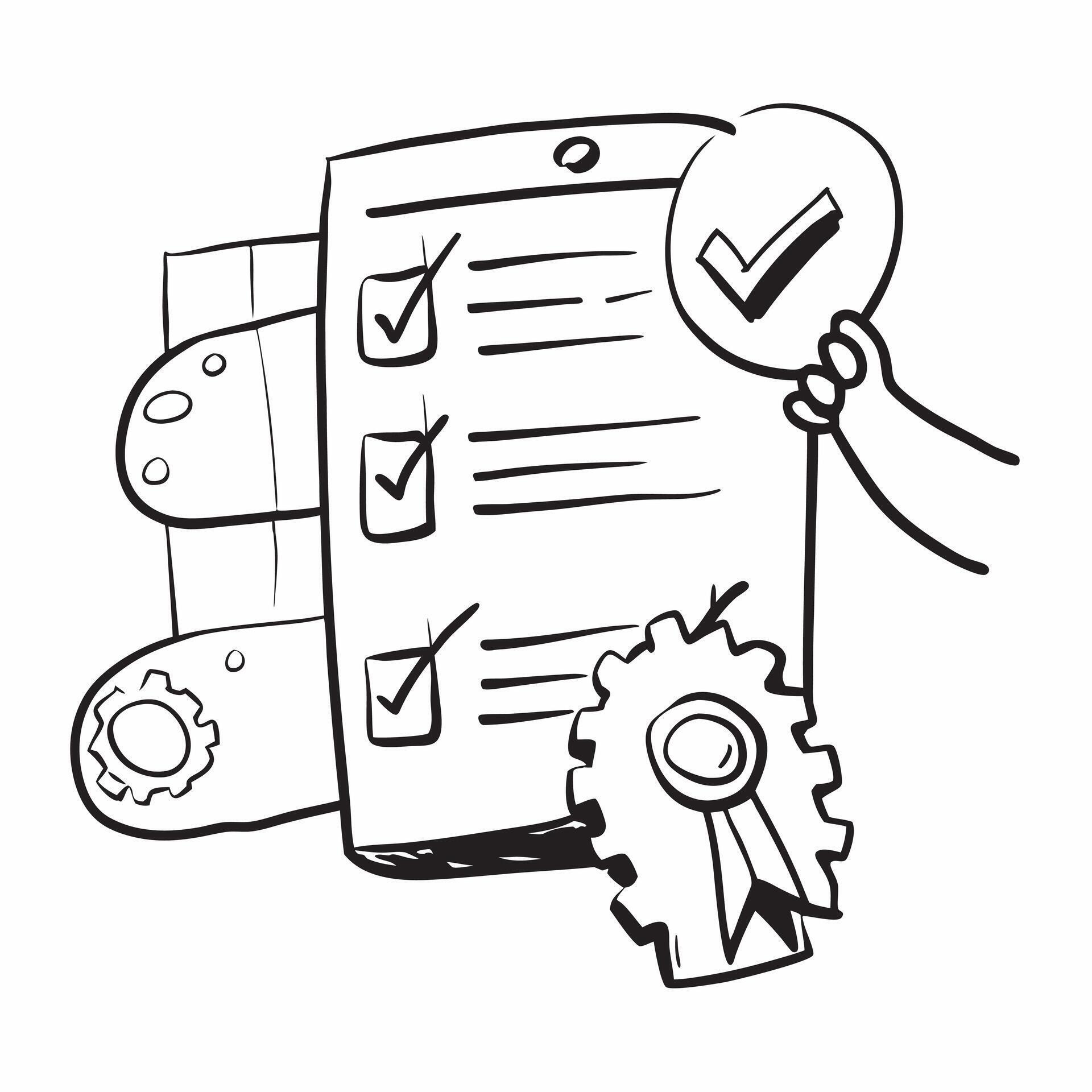 Ai Algorithm And Quality Checklist Concept As An Ai Algorithm Icon