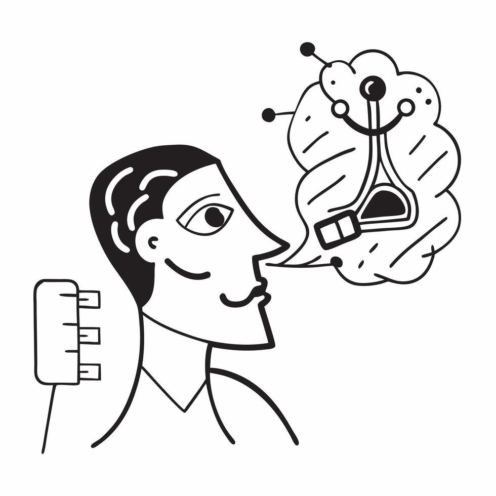 Scientist With Ai Neural Network Concept As A Scientists Profile