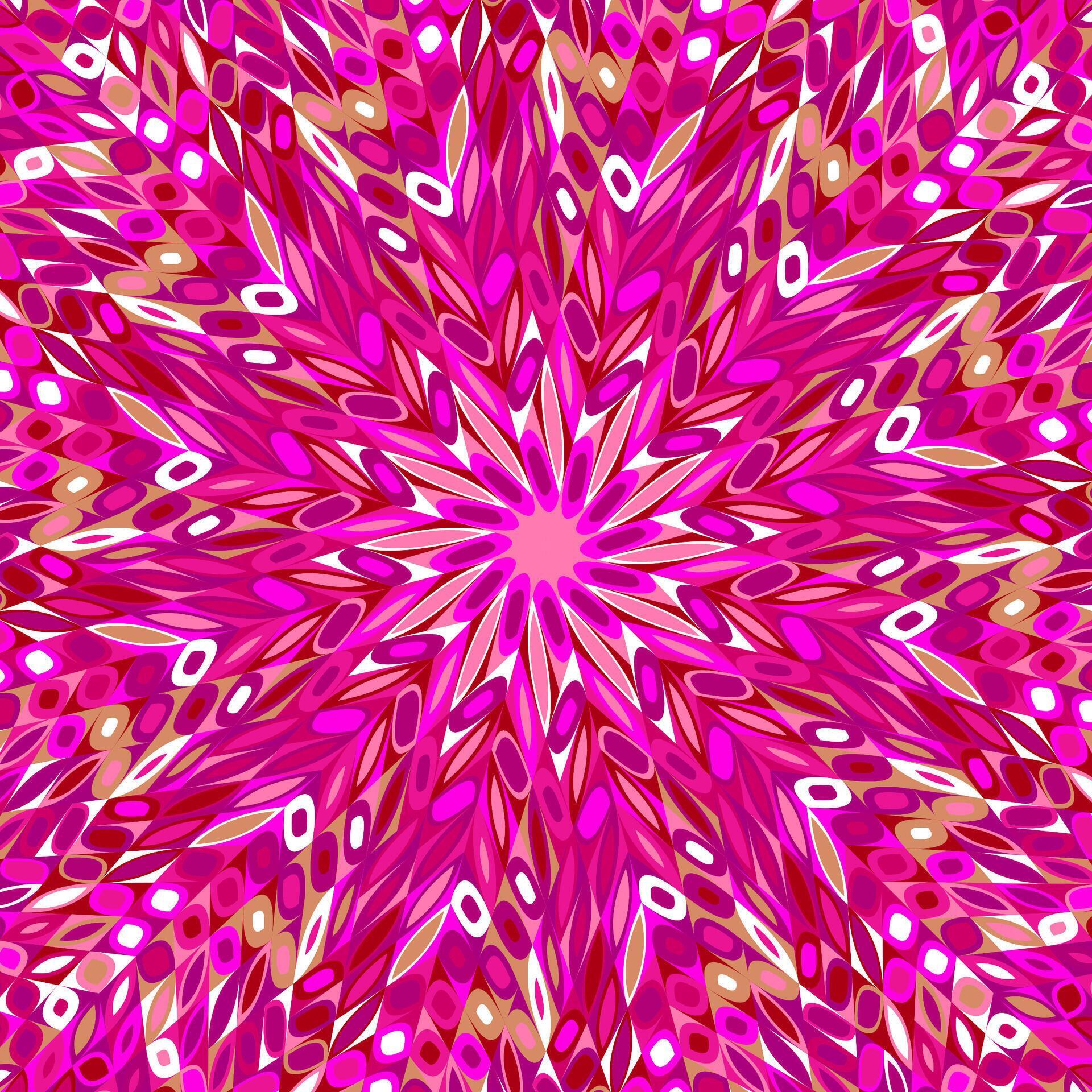 Dynamic Hypnotic Colorful Round Tiled Pattern Mosaic Background Design 56077686 Vector Art At