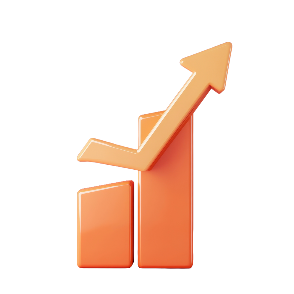 Orange Bar Graph Shows Growth And Increase 56085054 PNG Orange Bar Graph Shows Growth And Increase 56085054 PNG
