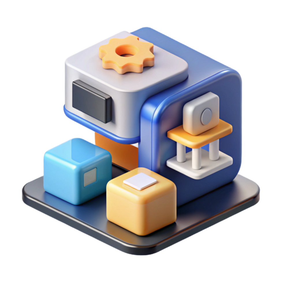 Modular System Integration A 3d Abstract Design 56085776 Png