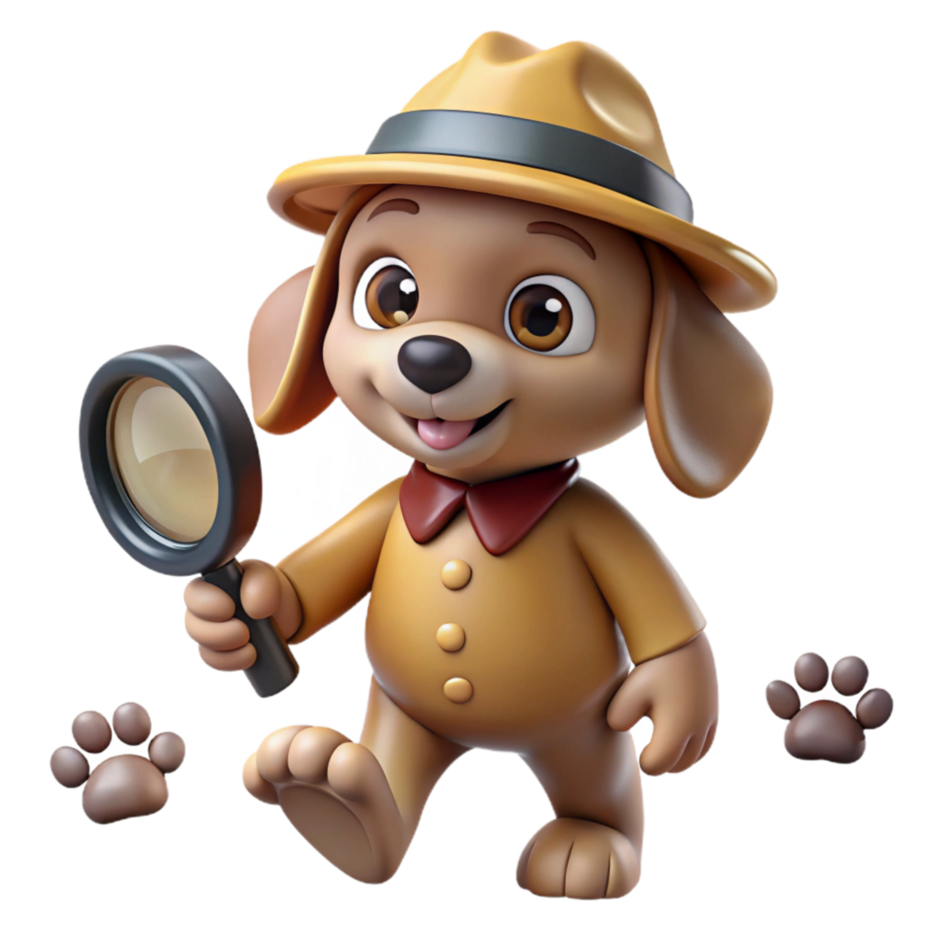 Adorable Puppy Detective Mystery Adventure 56086108 PNG