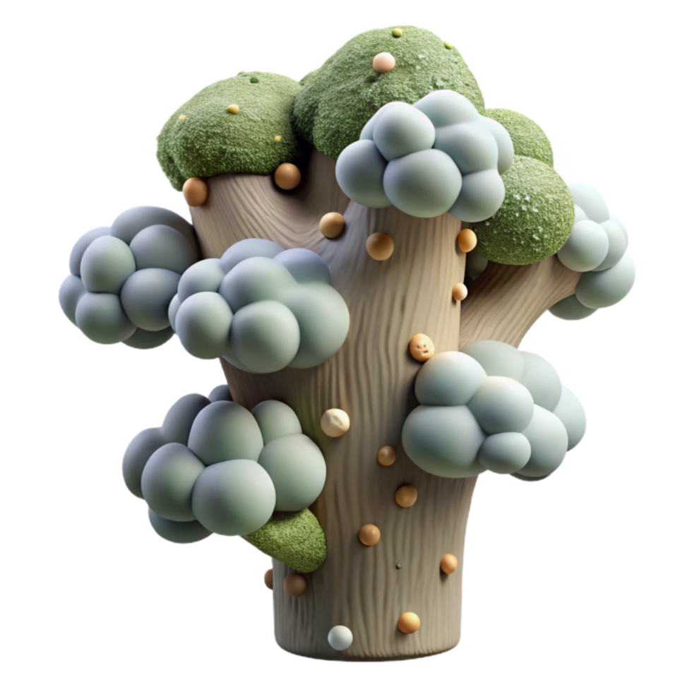 Abstract 3D Render of a Unique Tree-like Structure 56086191 PNG