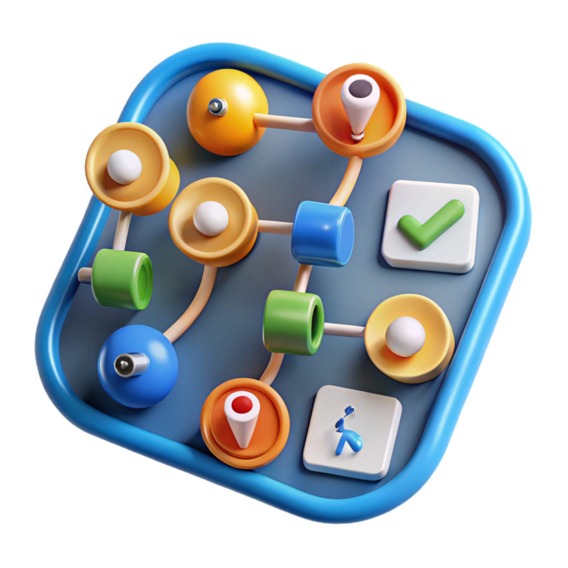 Interactive 3D Process Flowchart App 56087767 PNG