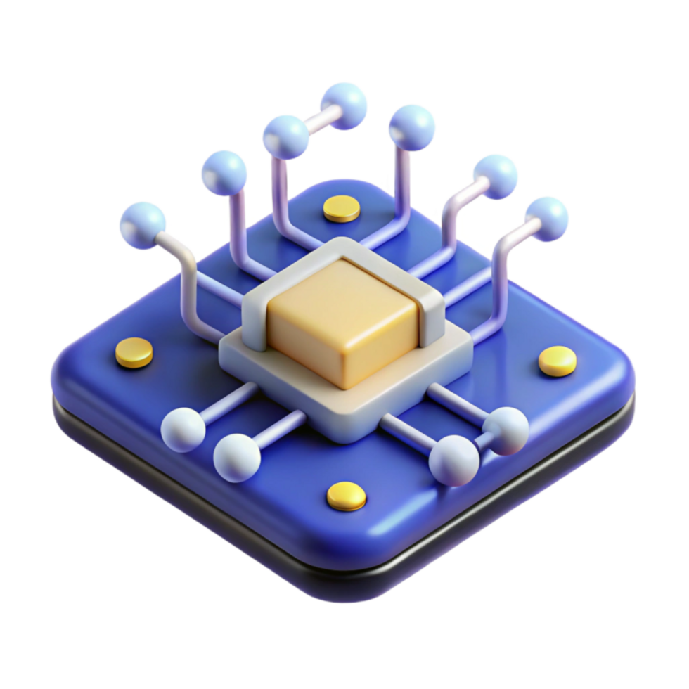 Central Processing Unit Network Connections Data Processing 56087780 Png