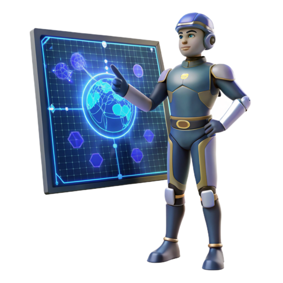 Global Network Monitoring Futuristic Interface 56088387 Png