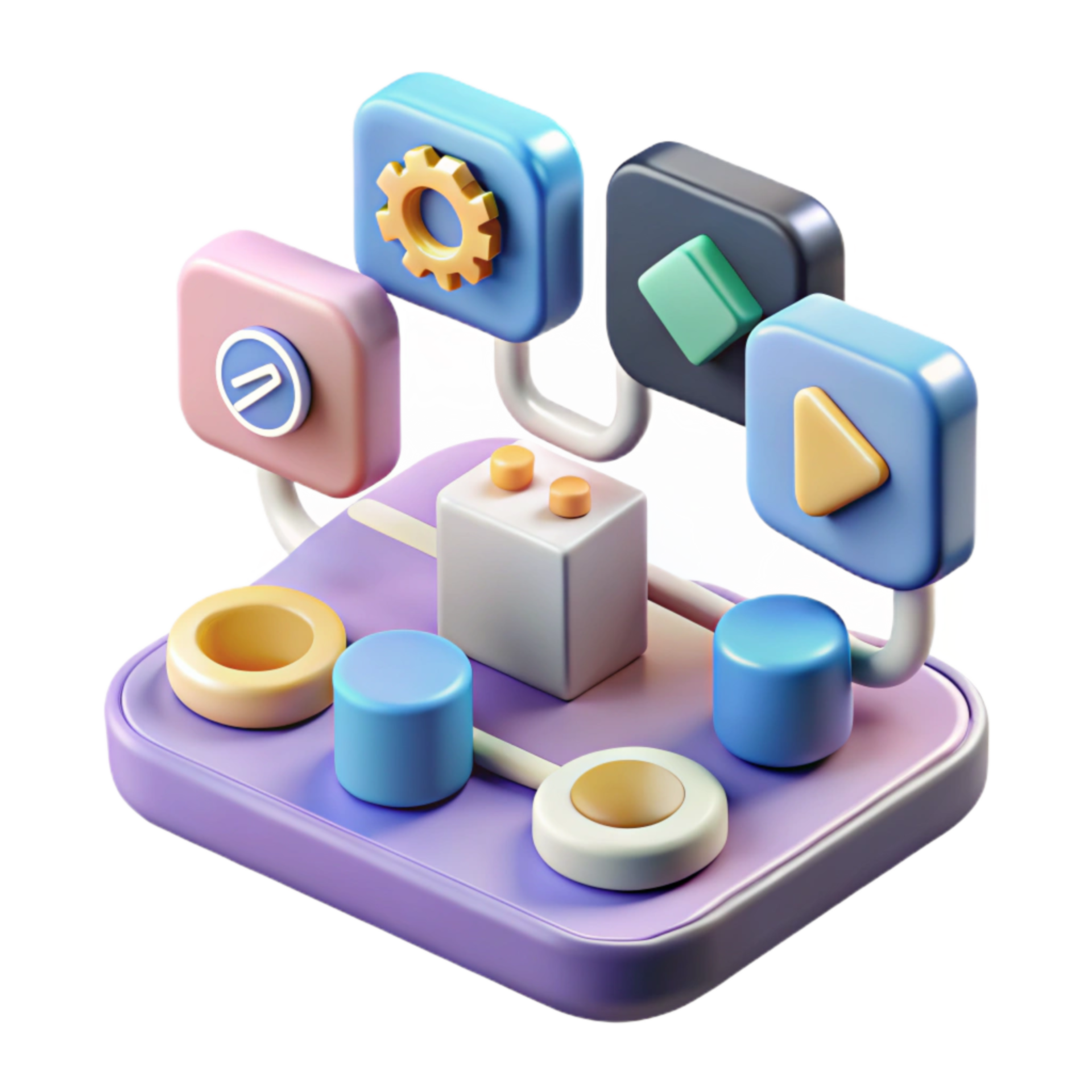 Integrated System Modular App Design Workflow Automation 56088787 Png
