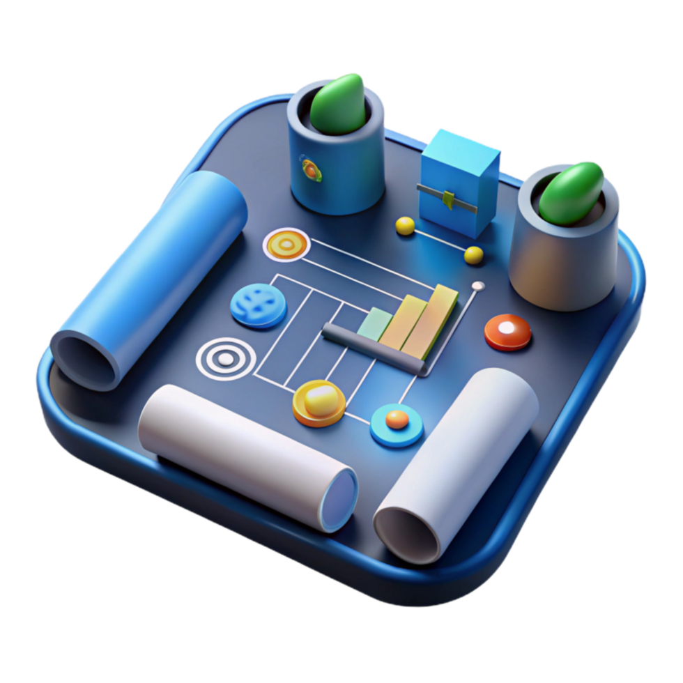 Data Visualization 3D Interface Design 56088903 PNG