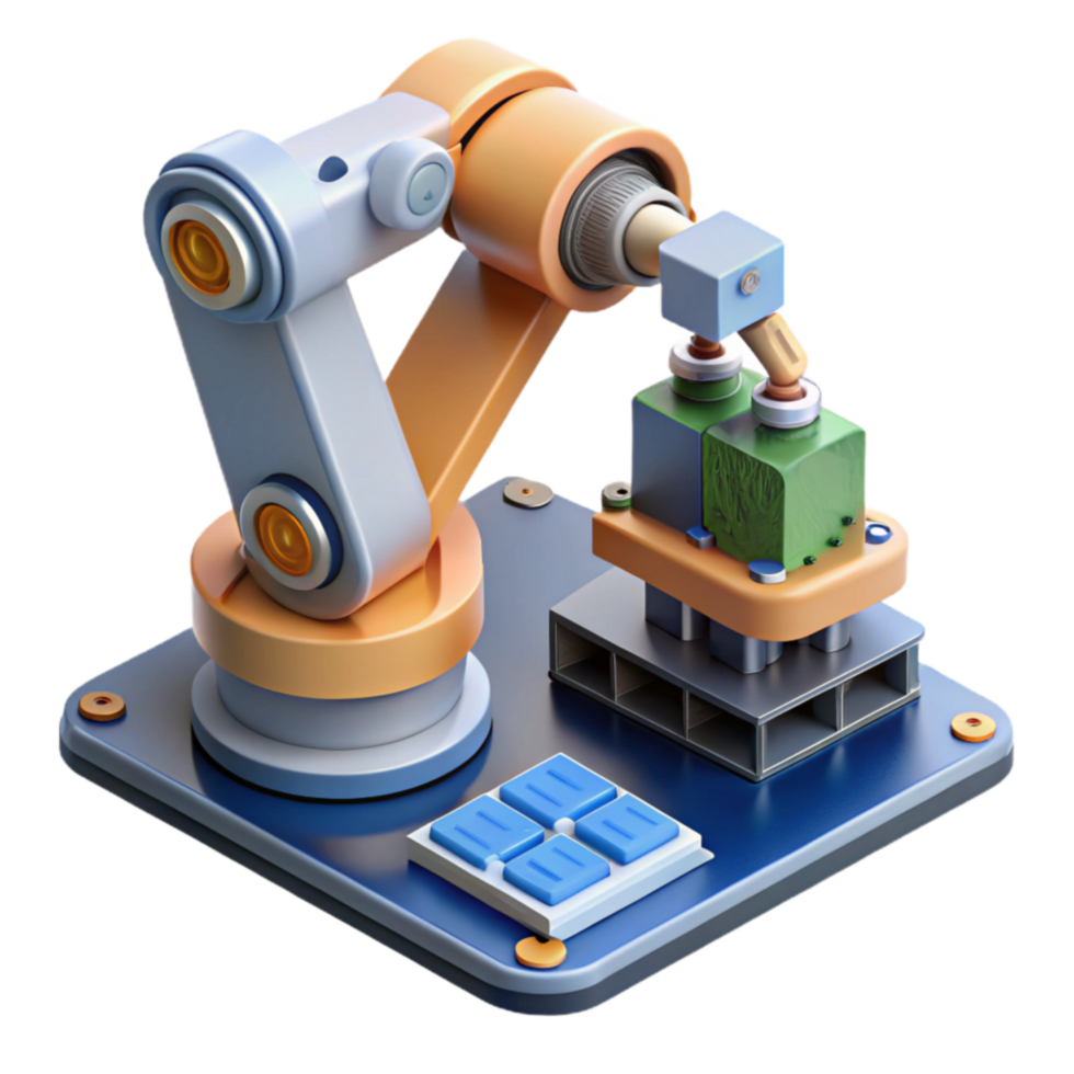 Automated Manufacturing Robotic Arm Precision Assembly 56089203 PNG Automated Manufacturing Robotic Arm Precision Assembly 56089203 PNG