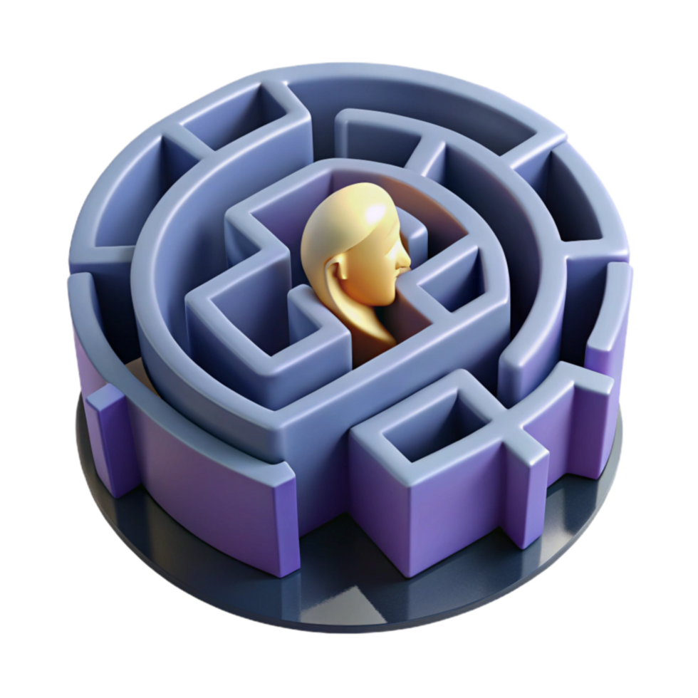 Mind Maze Navigating Internal Conflicts 56092095 PNG Mind Maze Navigating Internal Conflicts 56092095 PNG
