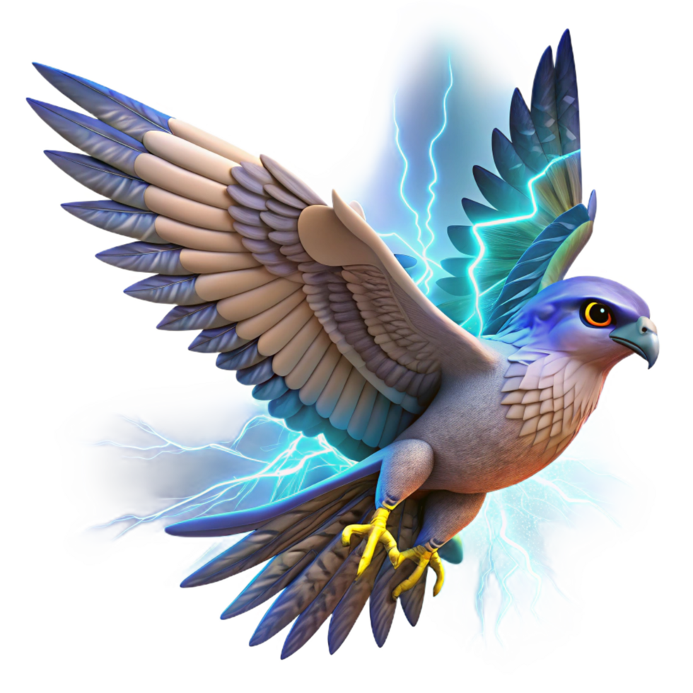 Majestic Falcon Soaring Through Electric Storm 56094478 PNG Majestic Falcon Soaring Through Electric Storm 56094478 PNG