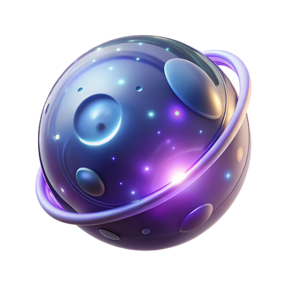 Luminous Celestial Sphere 3d Render Of Futuristic Orb 56096449 Png