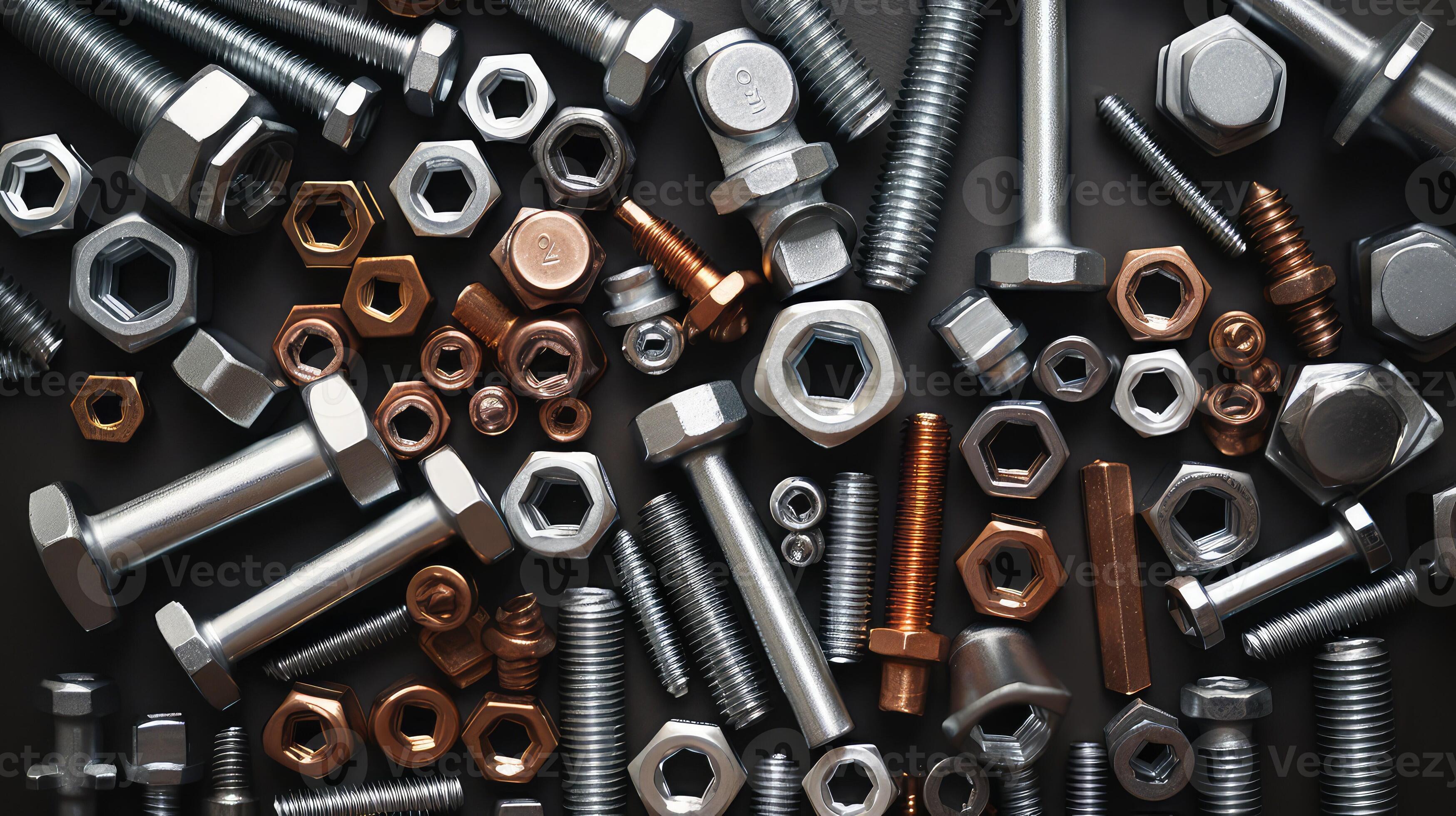 steel metal bolt 56122156 Stock Photo at Vecteezy