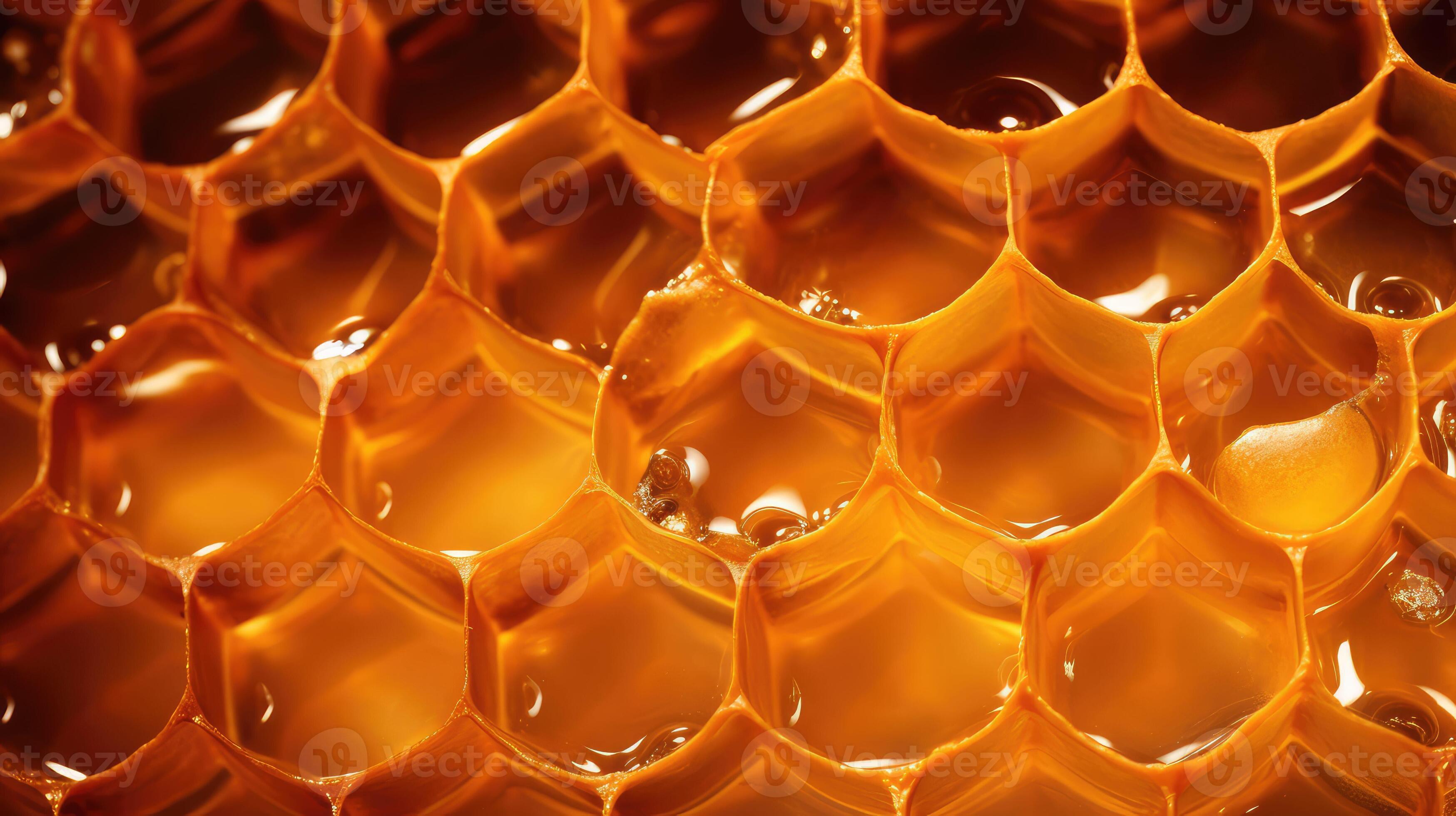 golden honey comb texture 56175728 Stock Photo at Vecteezy