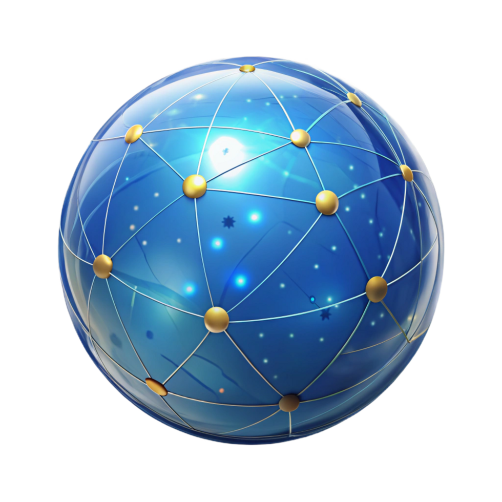 Global Network Connections A Visual Representation Of Interconnectivity