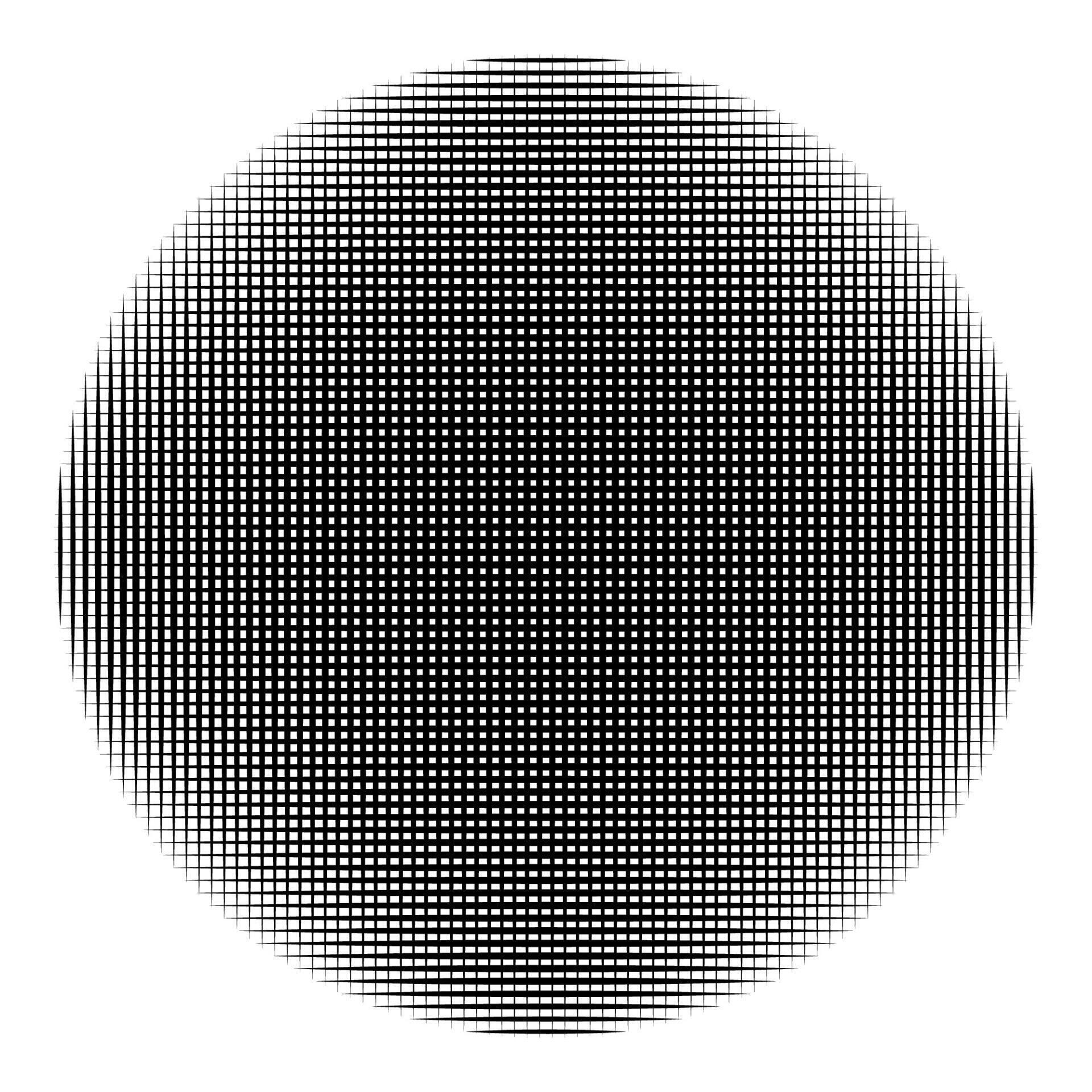 Black and white circular pattern with intersecting lines forming a grid 56232380 Vector Art at ...