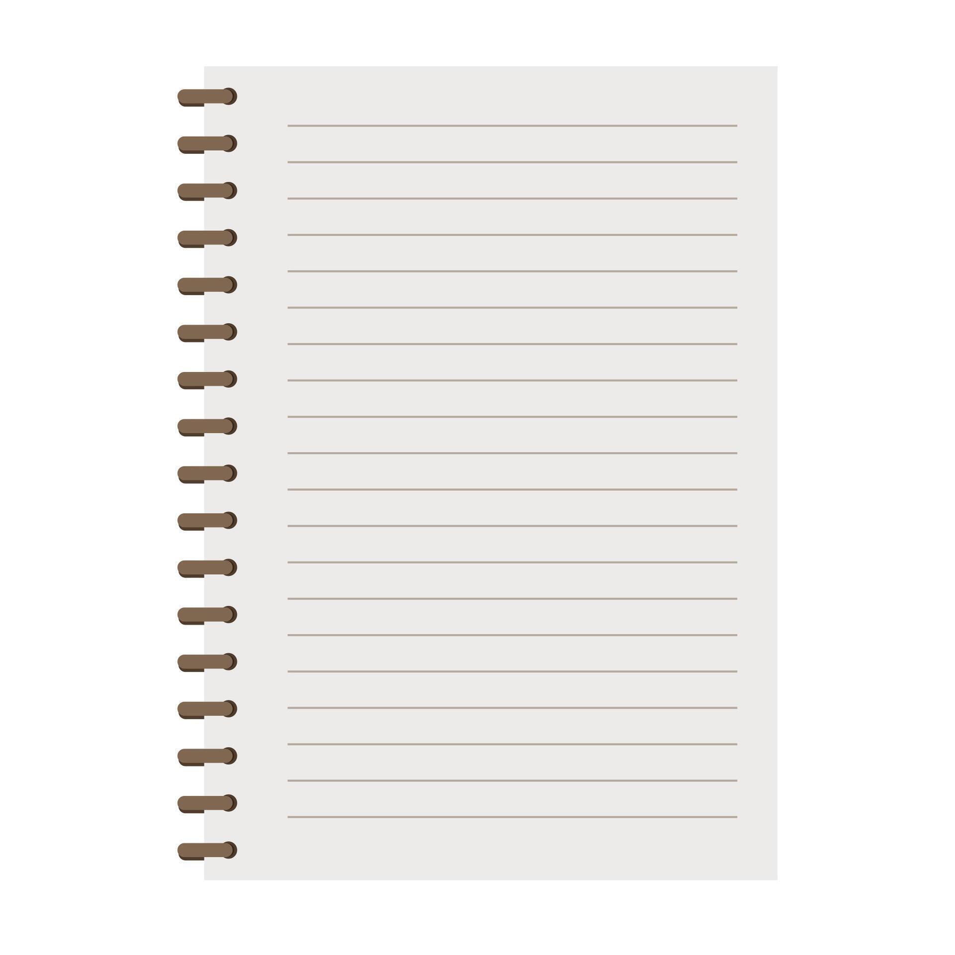 Blank Notebook Page with Lined Design for Notes or Journals 56258790 ...