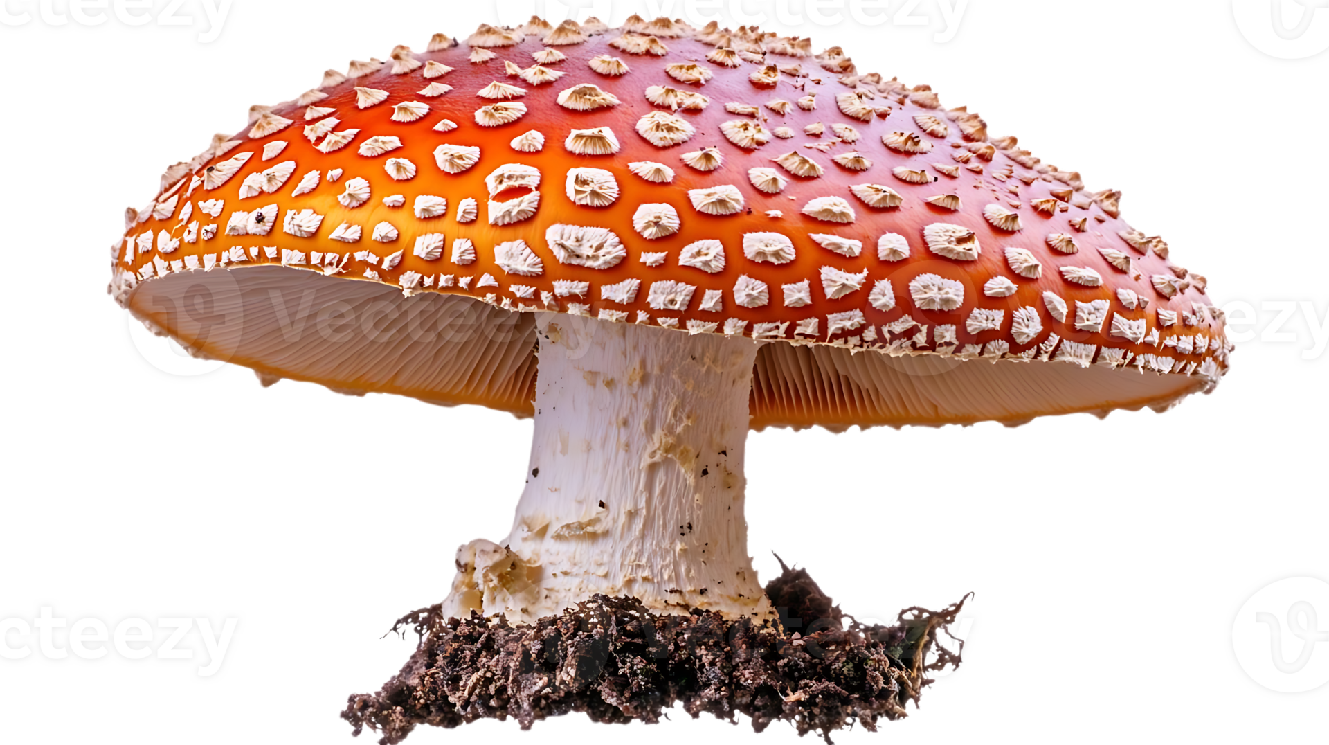 Mushroom with Transparent Background, Nature's Fungi Displayed Vividly 56260162 PNG