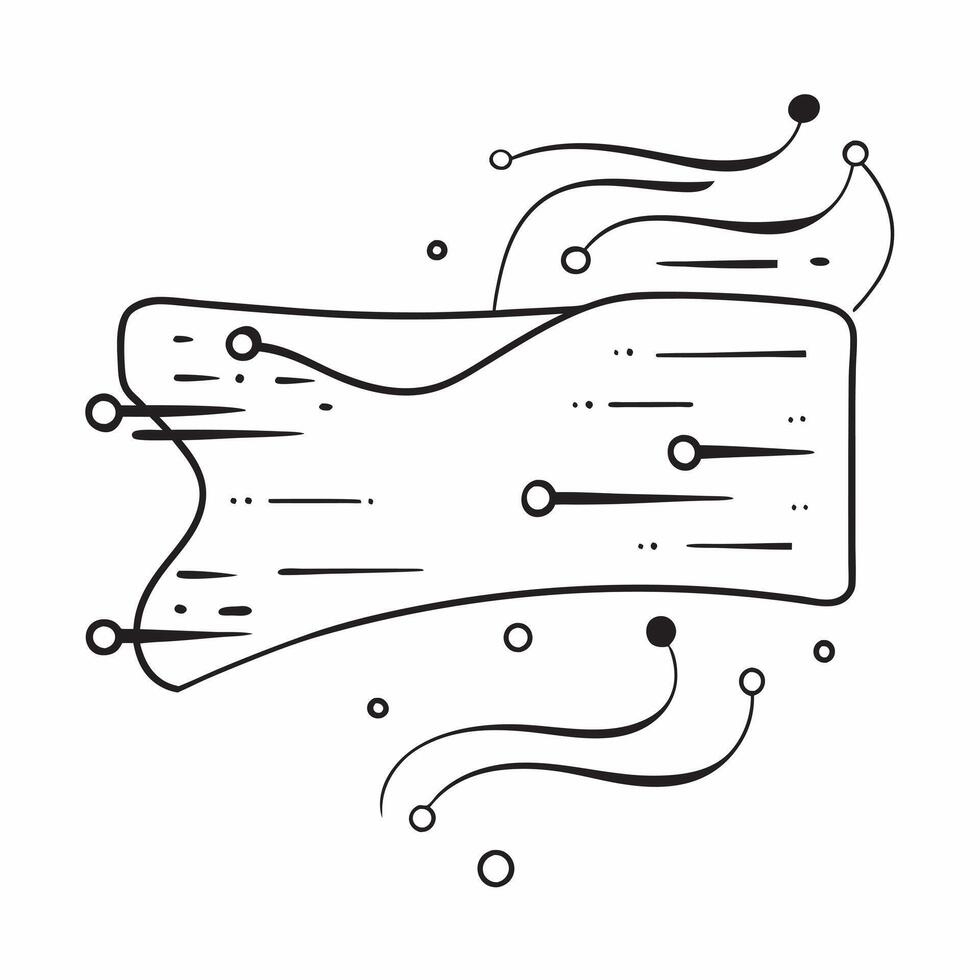 Ai Powered Data Stream Frame Concept As A Clean Border Frame Featuring