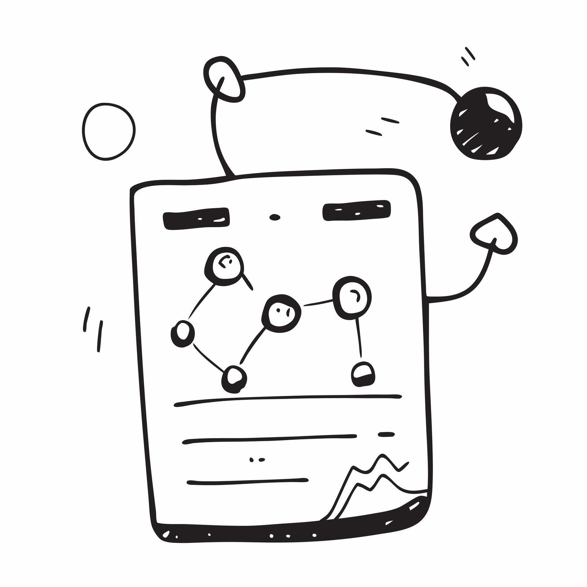 Flat Ai Powered Predictive Analytics Frame Concept As A Clean Border Frame With Data Graphs And