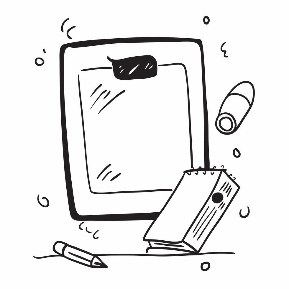 Mouse and notebook with Work Remotely text in a border frame with copy space concept as Camera ...