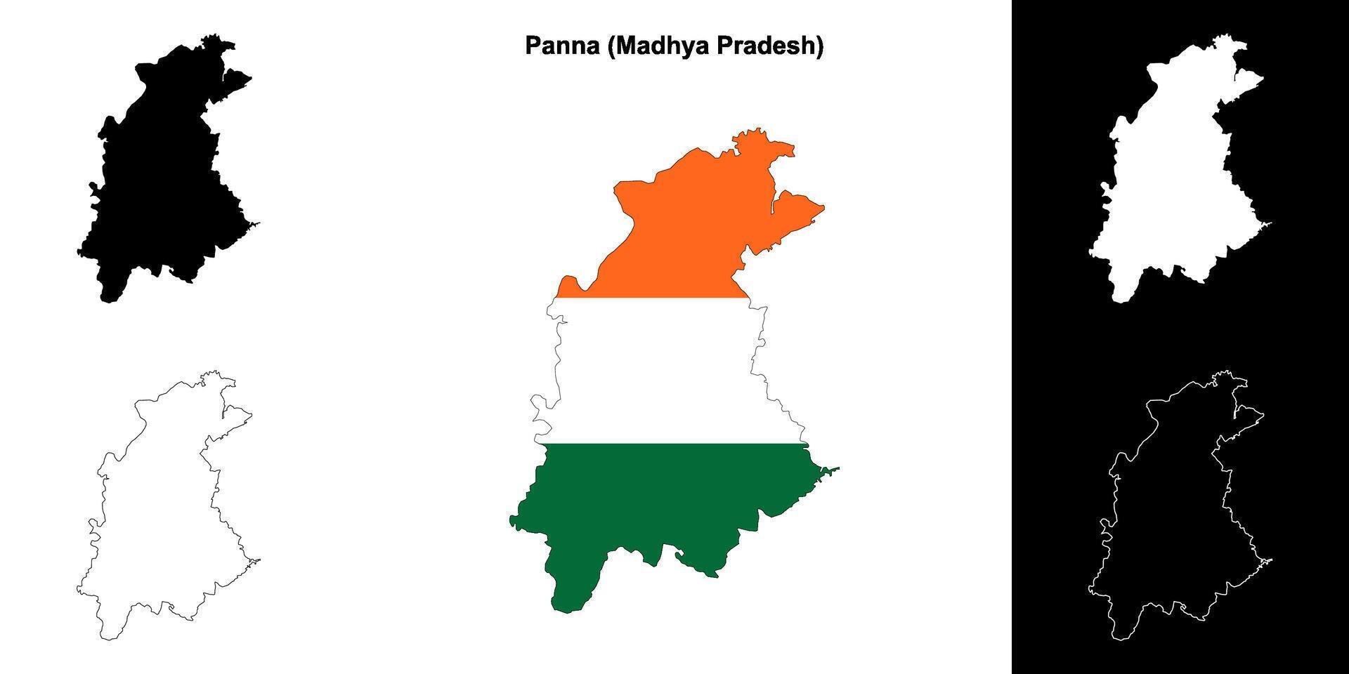 Panna district, Madhya Pradesh outline map set 56320832 Vector Art at ... Panna district, Madhya Pradesh outline map set 56320832 Vector Art at ...